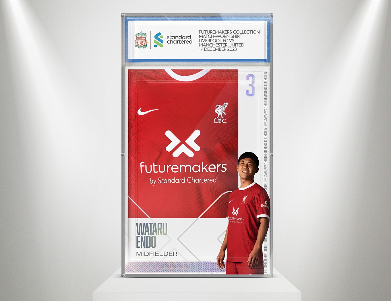 Wataru Endo ‘Futuremakers x Liverpool FC’ Collection - Match-Worn Shirt ...