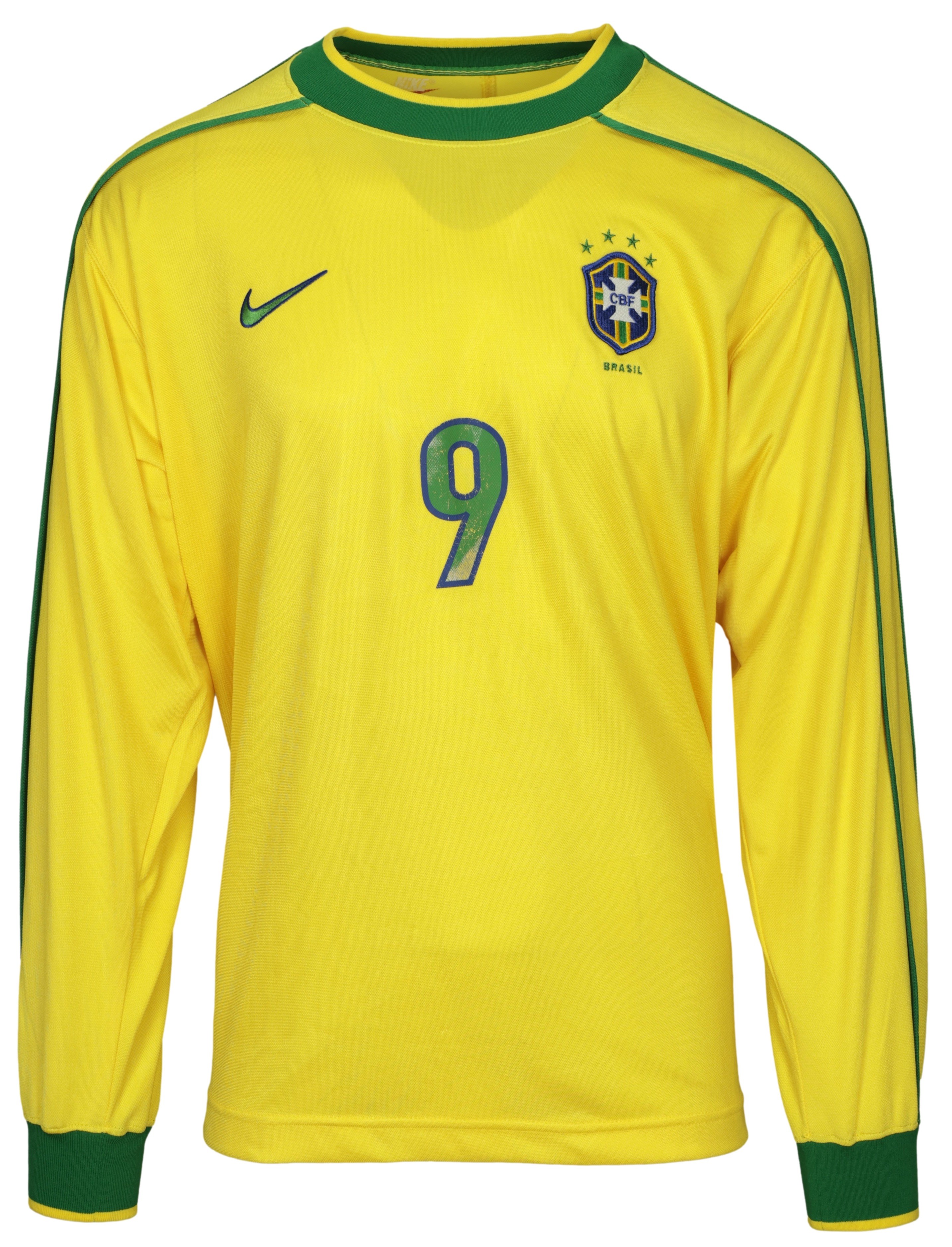 Ronaldo's Brazil Worn Shirt, 1999 - CharityStars