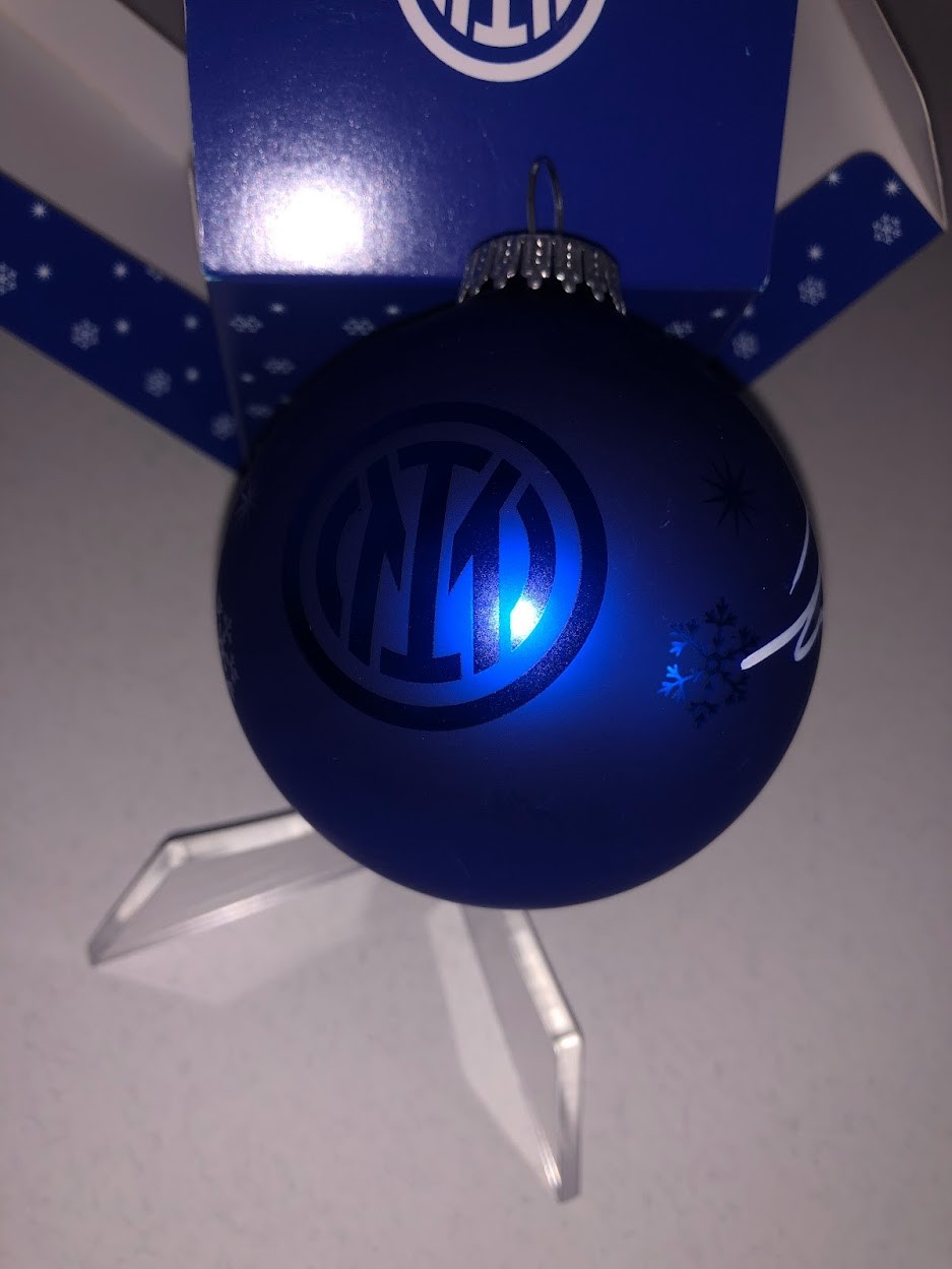 Inter FC Official Christmas Bauble - Signed by Lautaro Martinez ...