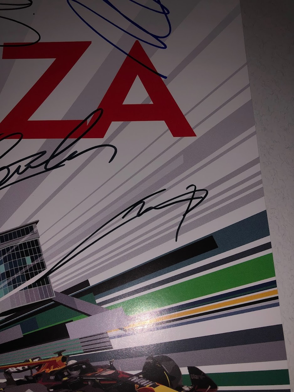 Formula 1 Italian Grand Prix 2023 Poster - Signed by the Drivers ...