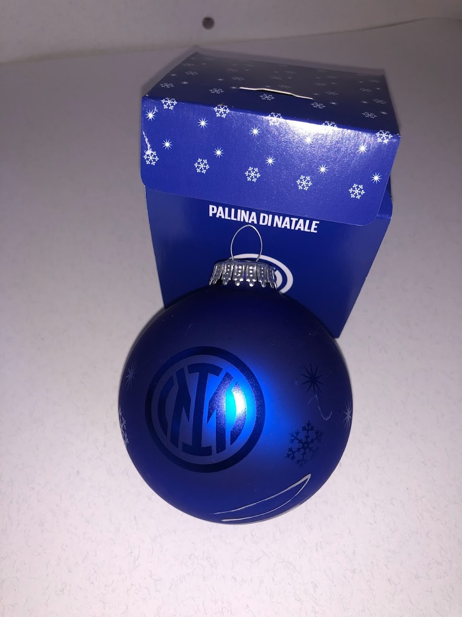 Inter FC Official Christmas Bauble - Signed by Lautaro Martinez ...