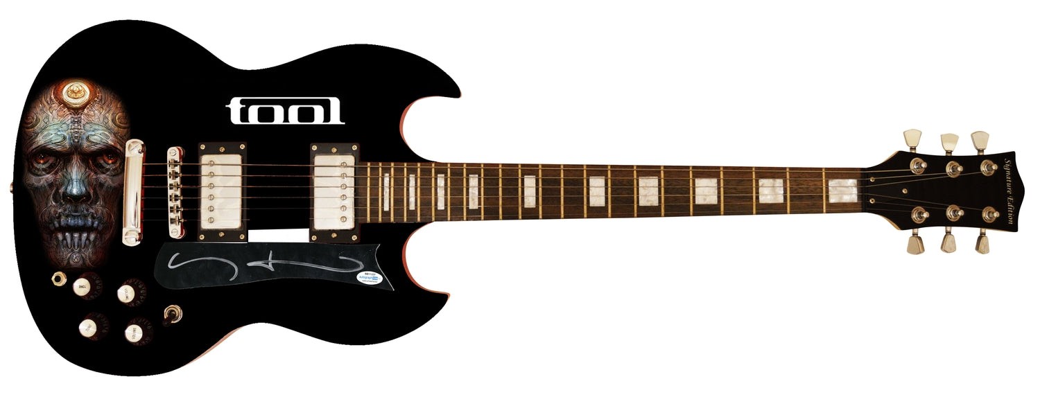 Maynard James Keenan of Tool Signed Custom Graphics Guitar - CharityStars