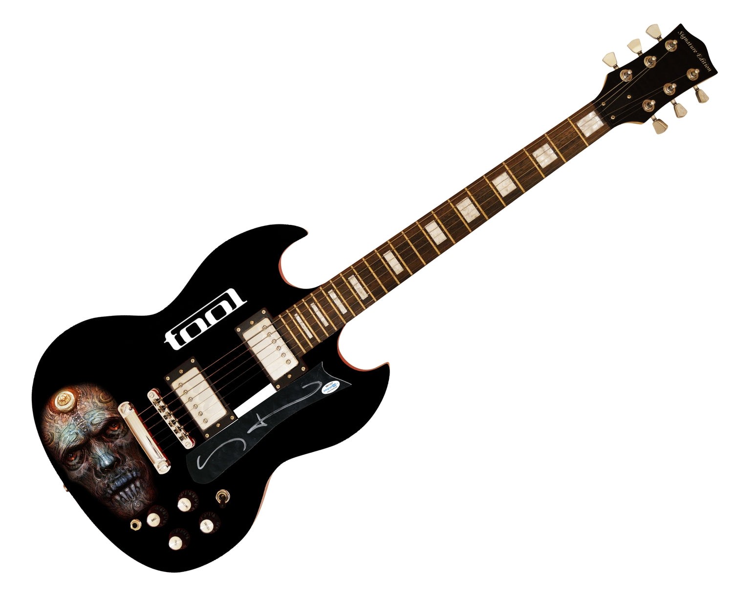 Maynard James Keenan of Tool Signed Custom Graphics Guitar - CharityStars
