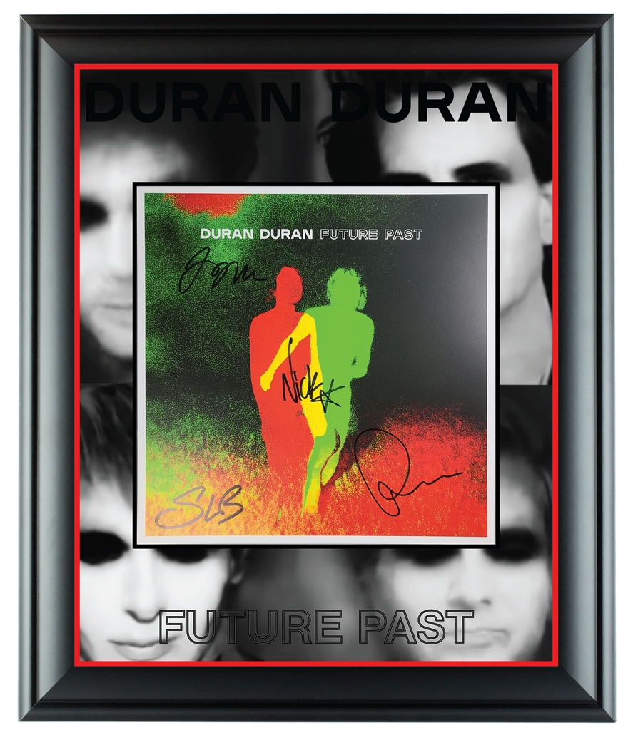 Duran Duran Signed Future Past Album LP Display - CharityStars