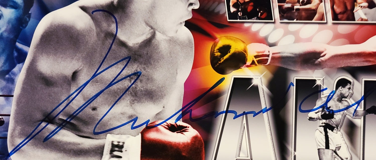 Muhammad Ali Signed Photo Display - CharityStars