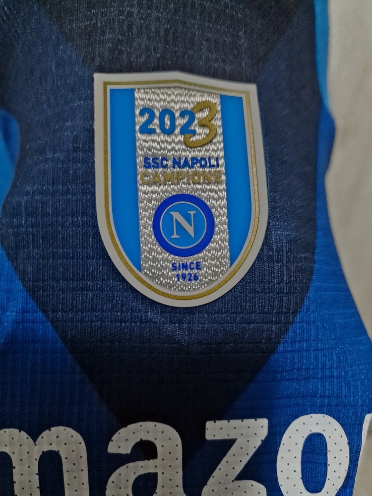 Osimhen's Match-Issued Shirt, Napoli vs Sampdoria 2023 - Patch Napoli ...
