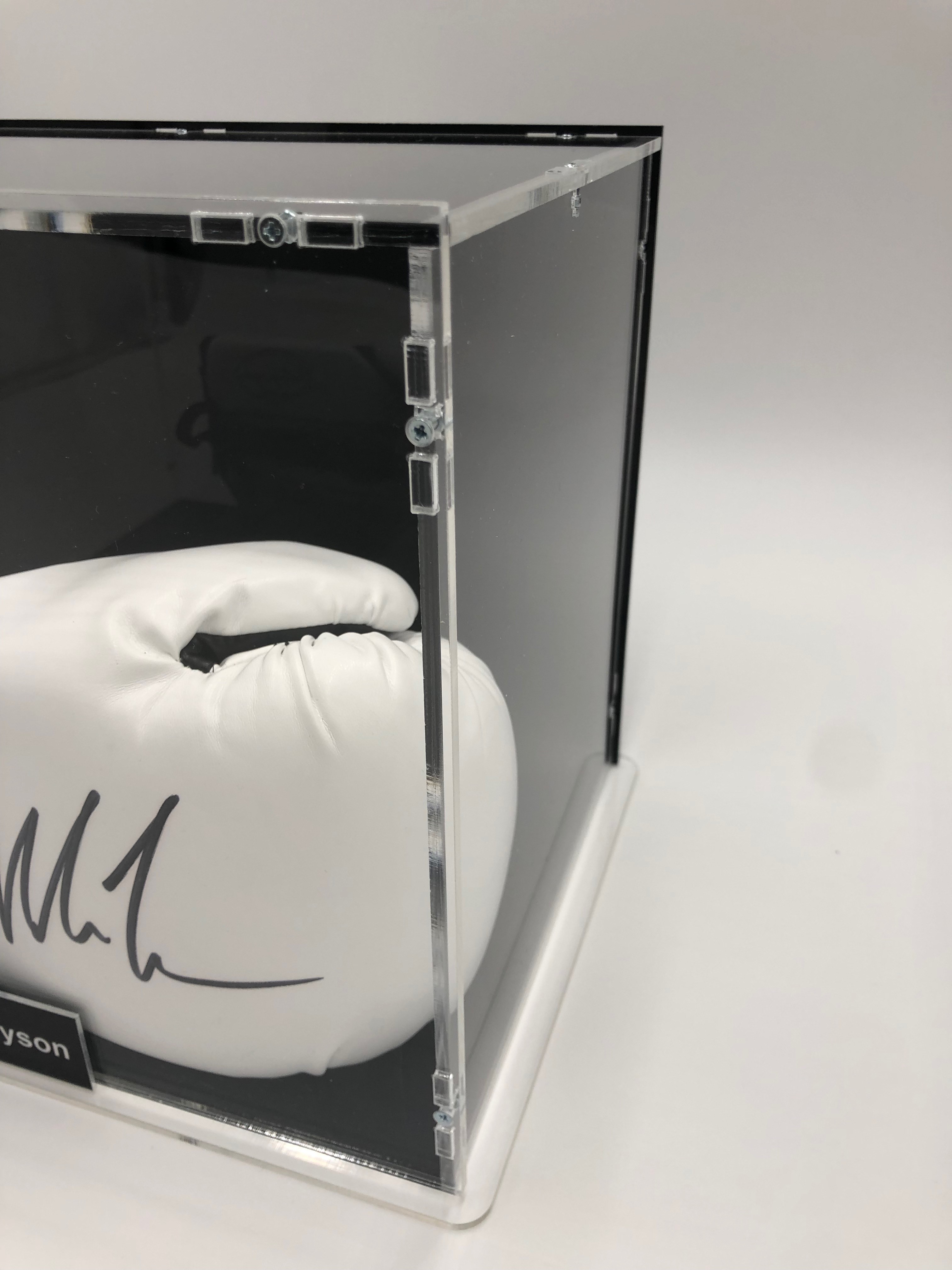 Mike Tyson Signed Boxing Glove In Display Case - CharityStars