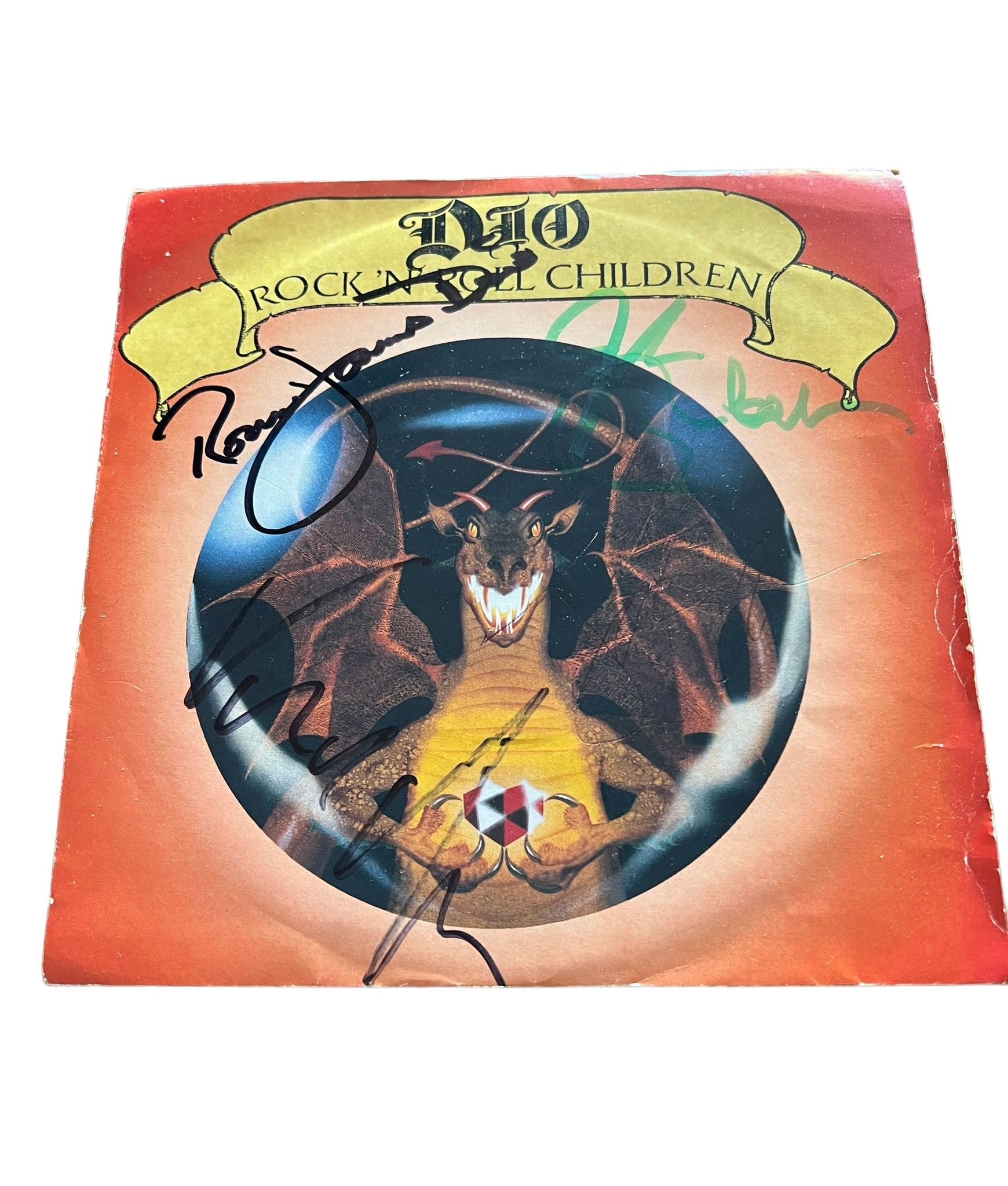 Dio Signed 'Rock ’n’ Roll Children' 7" Vinyl - CharityStars