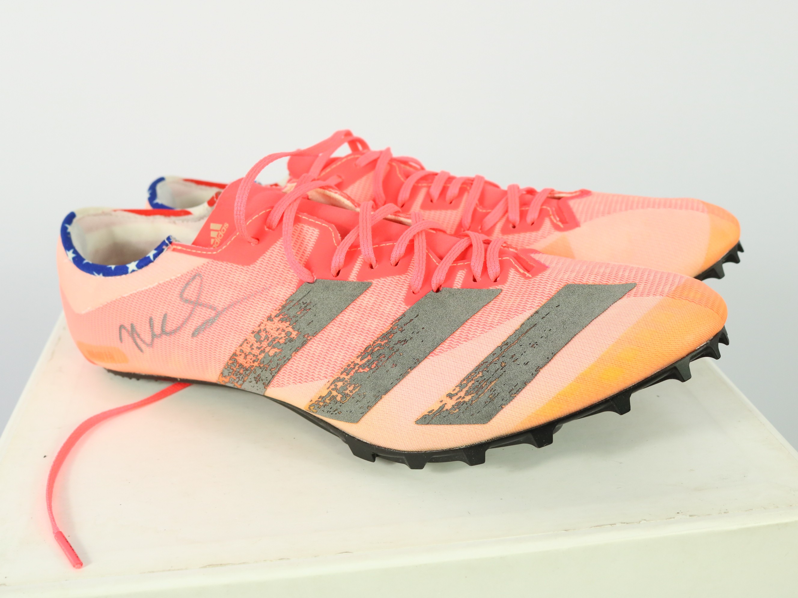 Adidas athlete Noah Lyles' competition shoes - autographed - CharityStars