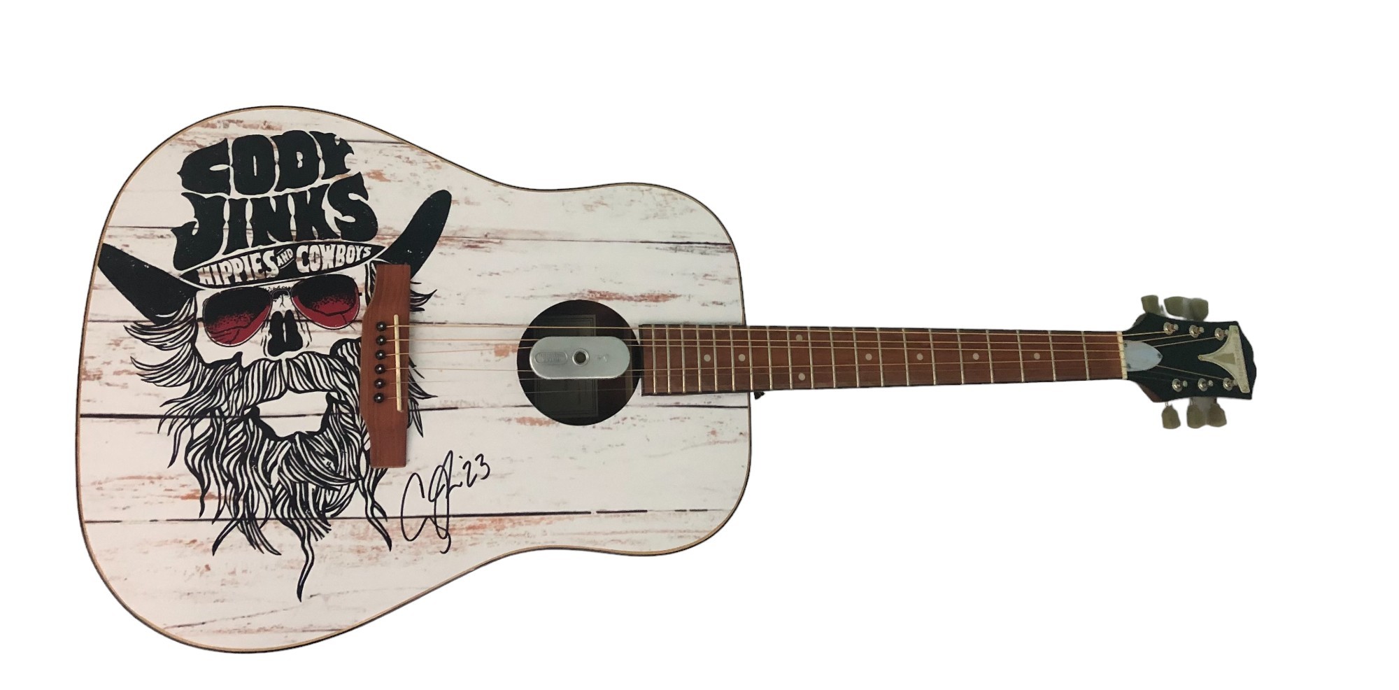 Cody Jinks Signed Custom Epiphone Guitar - CharityStars