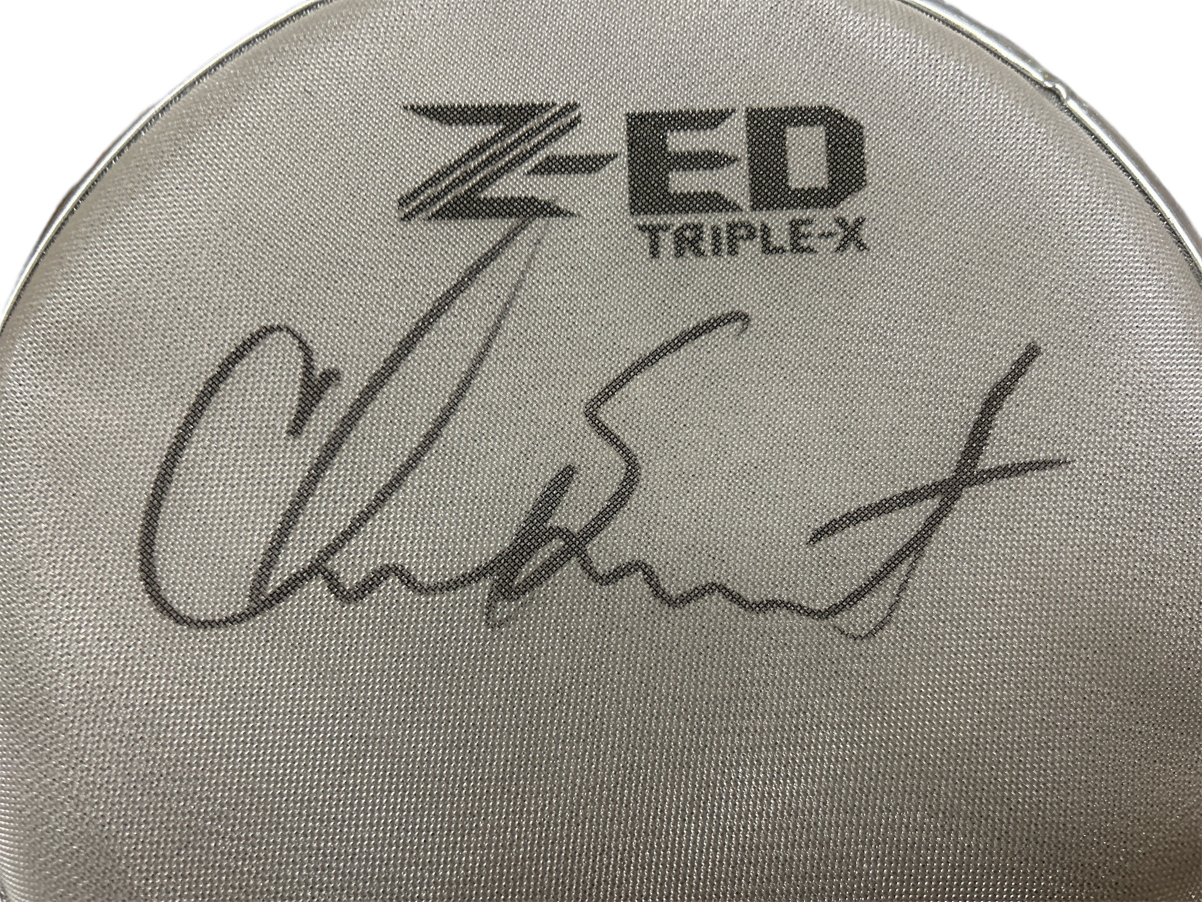 Chad Smith of the Red Hot Chili Peppers Signed Drumskin - CharityStars