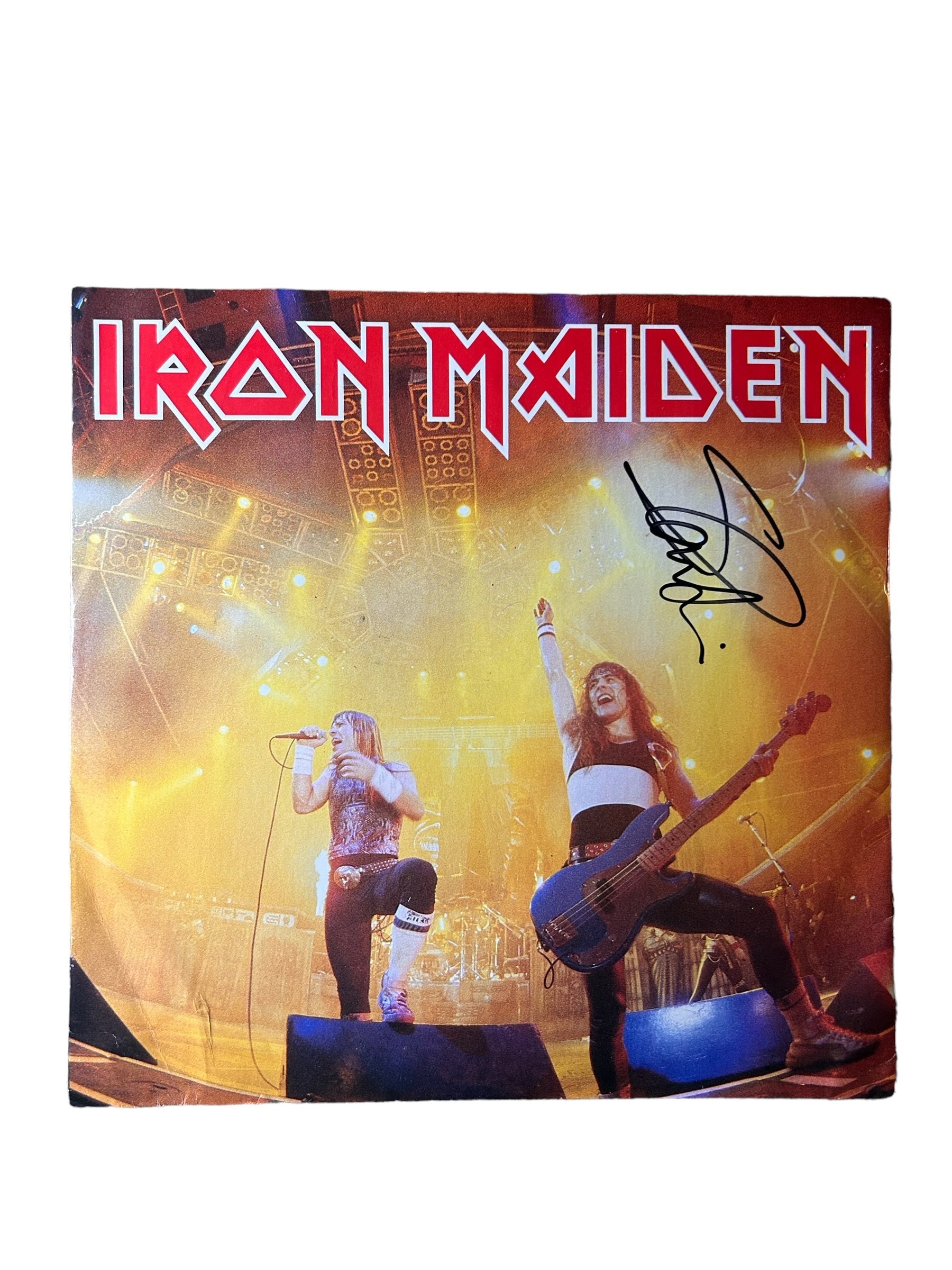 Steve Harris of Iron Maiden Signed Vinyl - CharityStars