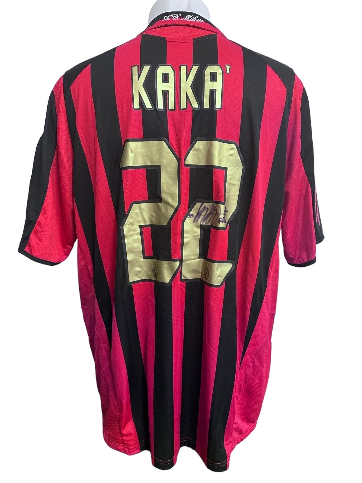 Kaka Official Milan Signed Shirt, 2005/96 - CharityStars