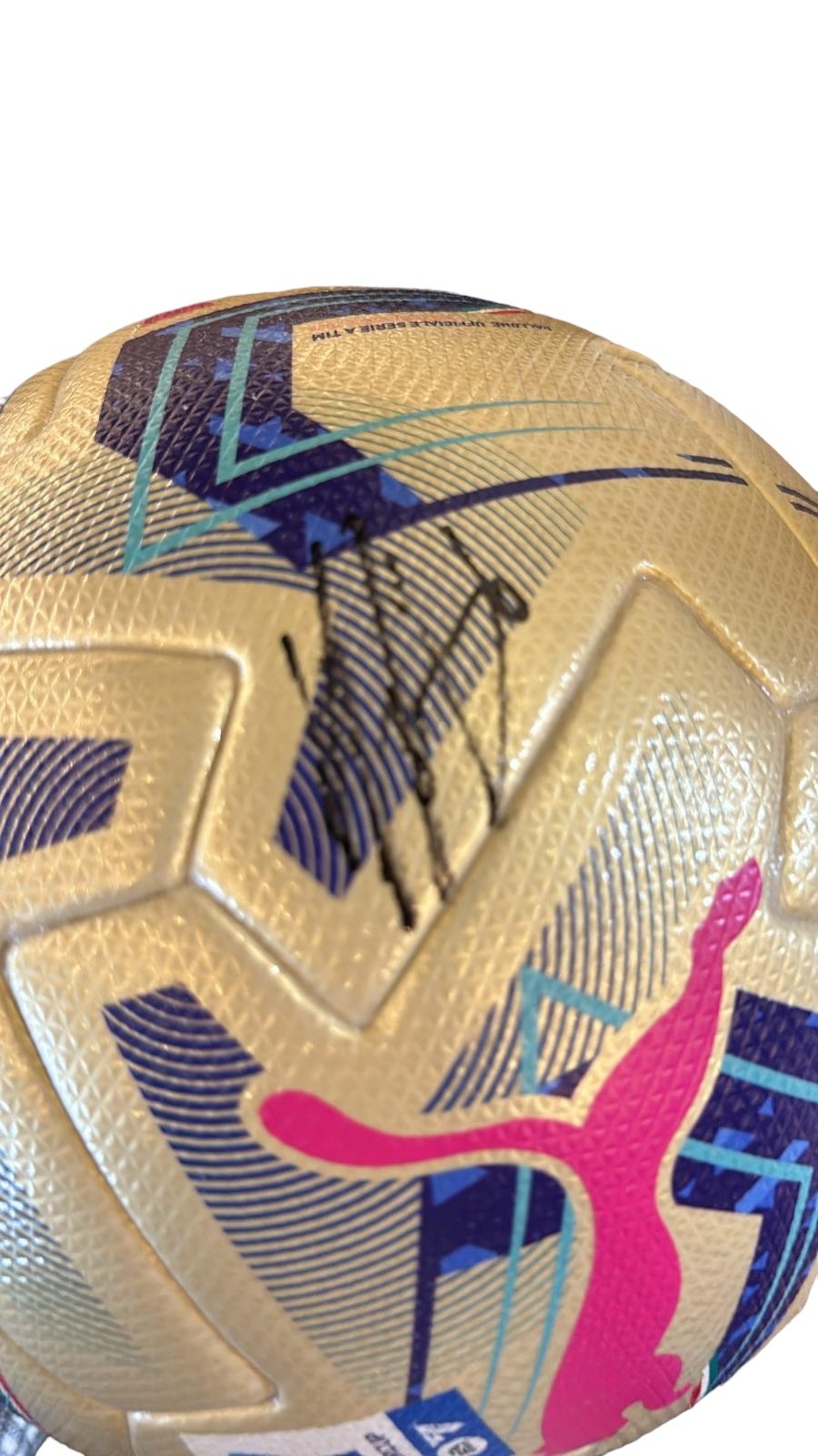 Signed Issued Match-Ball Napoli vs Inter, Italian Super Cup Final 2024 ...