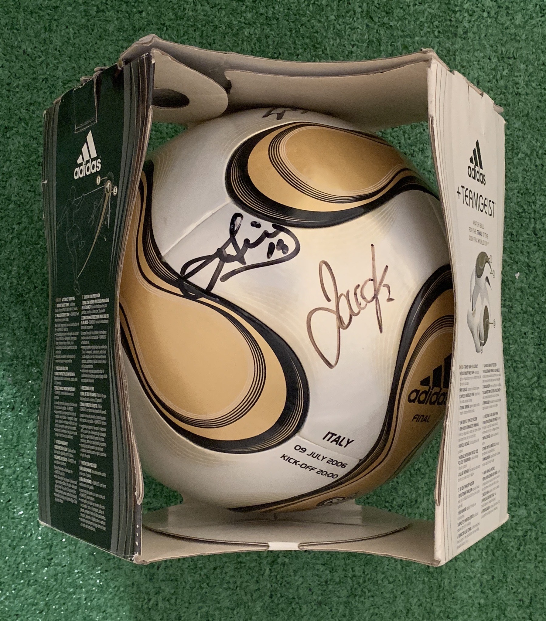 Pallone ufficiale Match-Ball Italia vs Francia, Finale WC 2006 ...