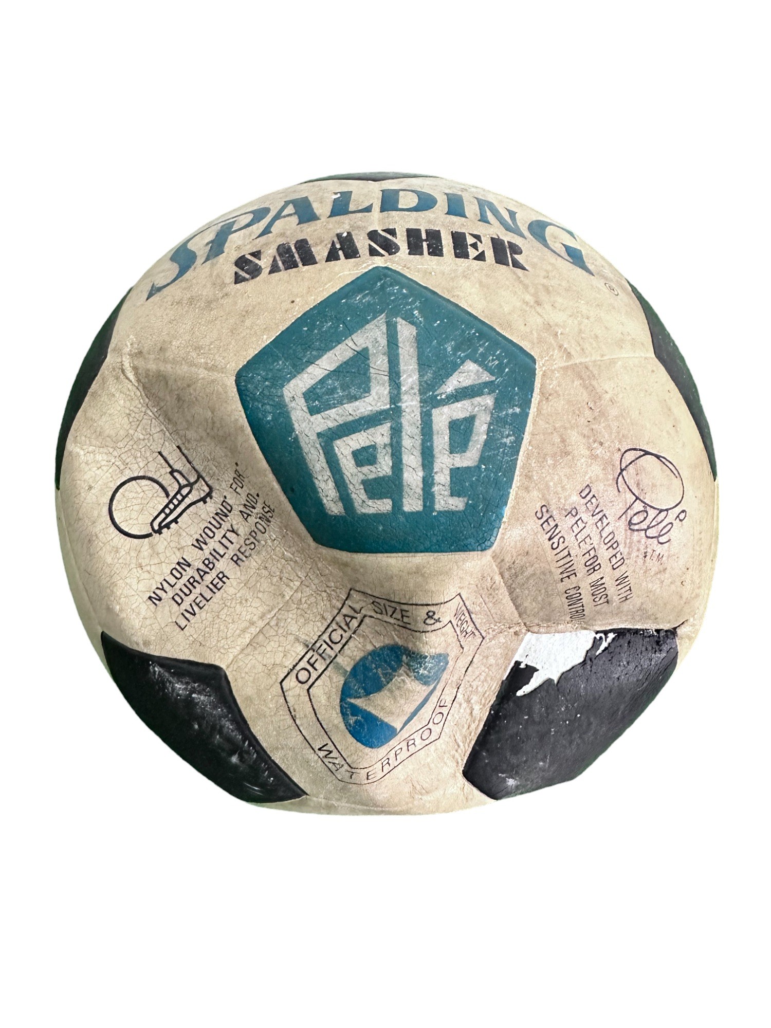 Limited Edition Pele Official Spalding Ball - CharityStars