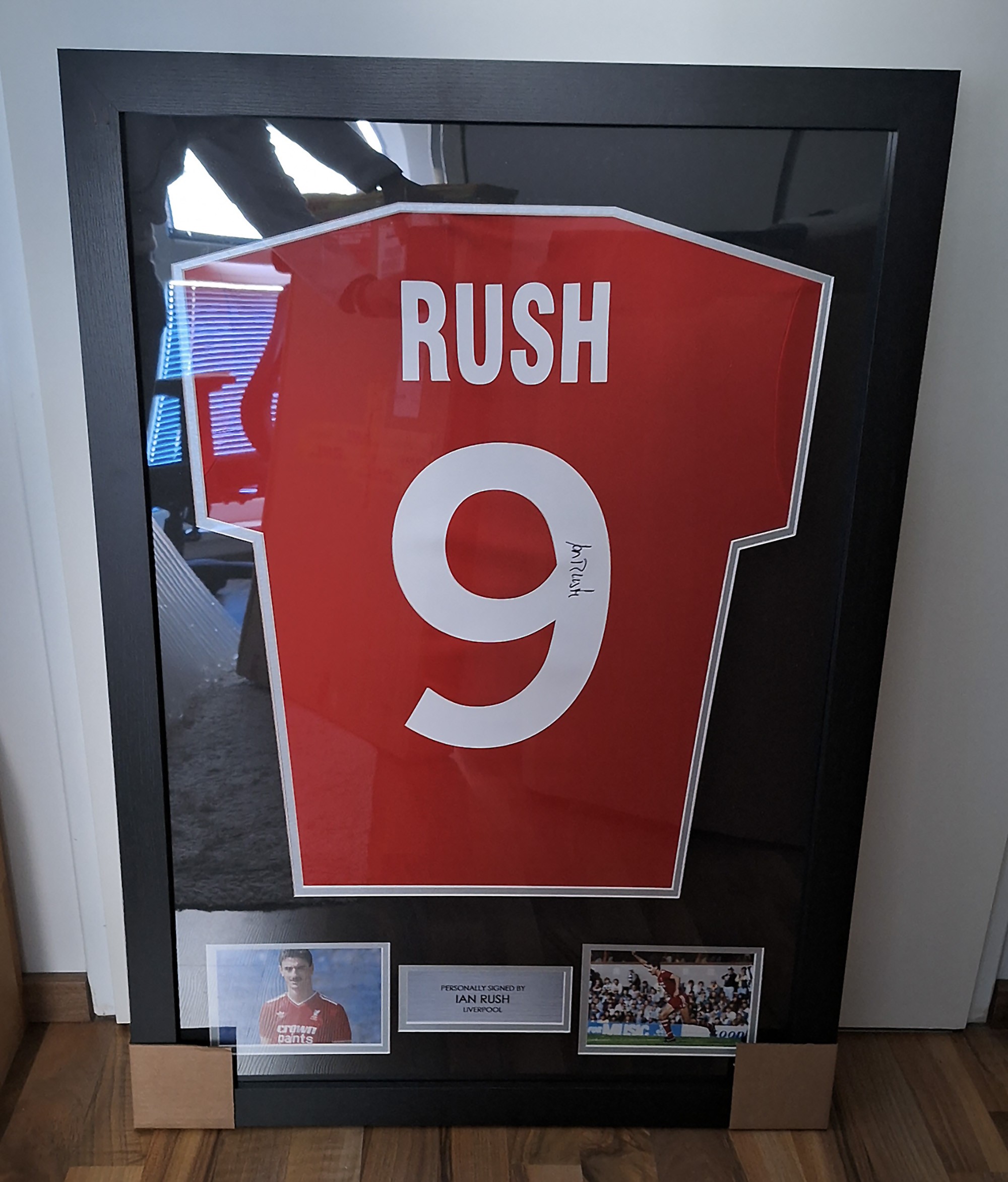 Ian Rush's Liverpool 1982 Retro Signed And Framed Shirt - CharityStars