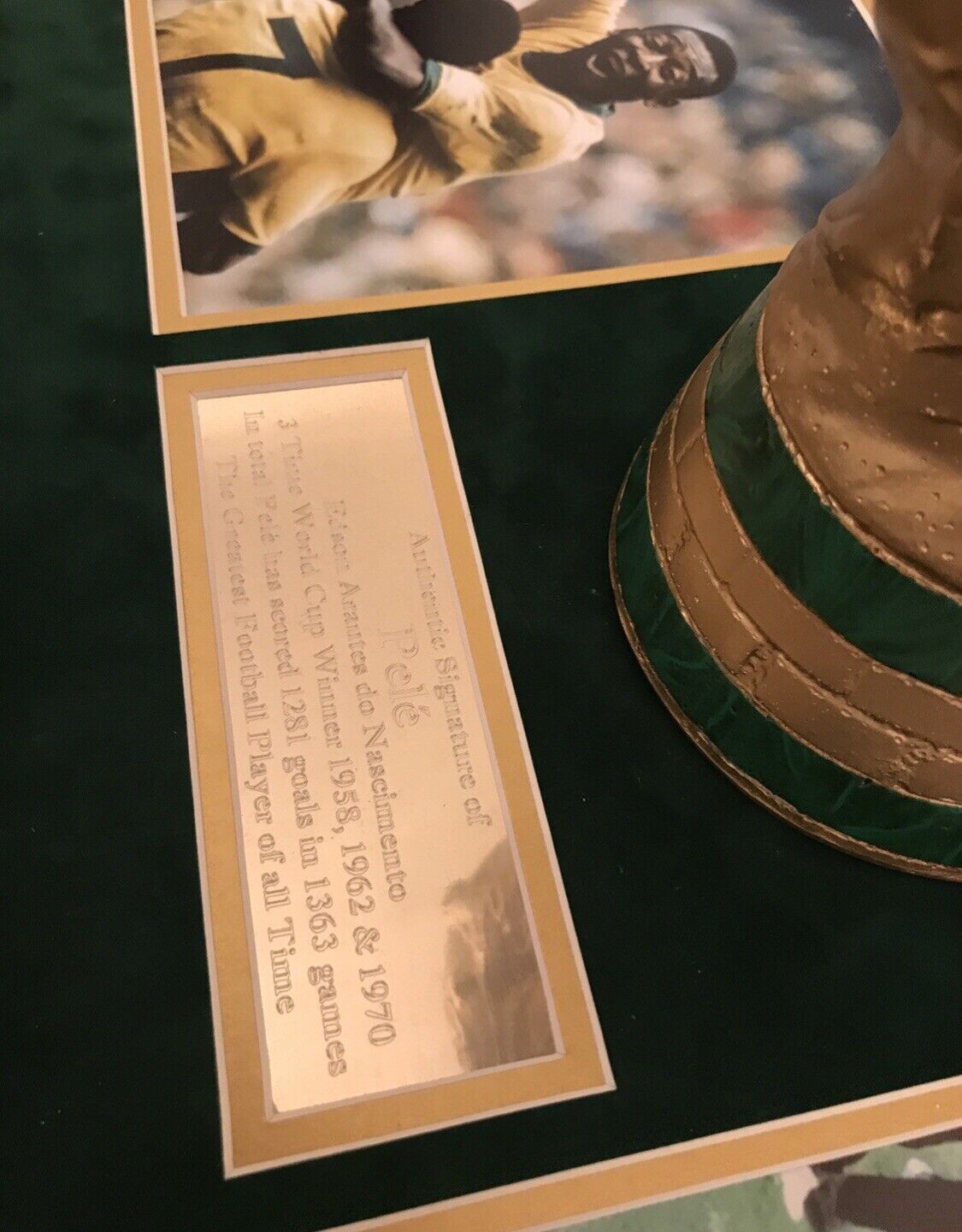 Pelè Signed World Cup Trophy - CharityStars