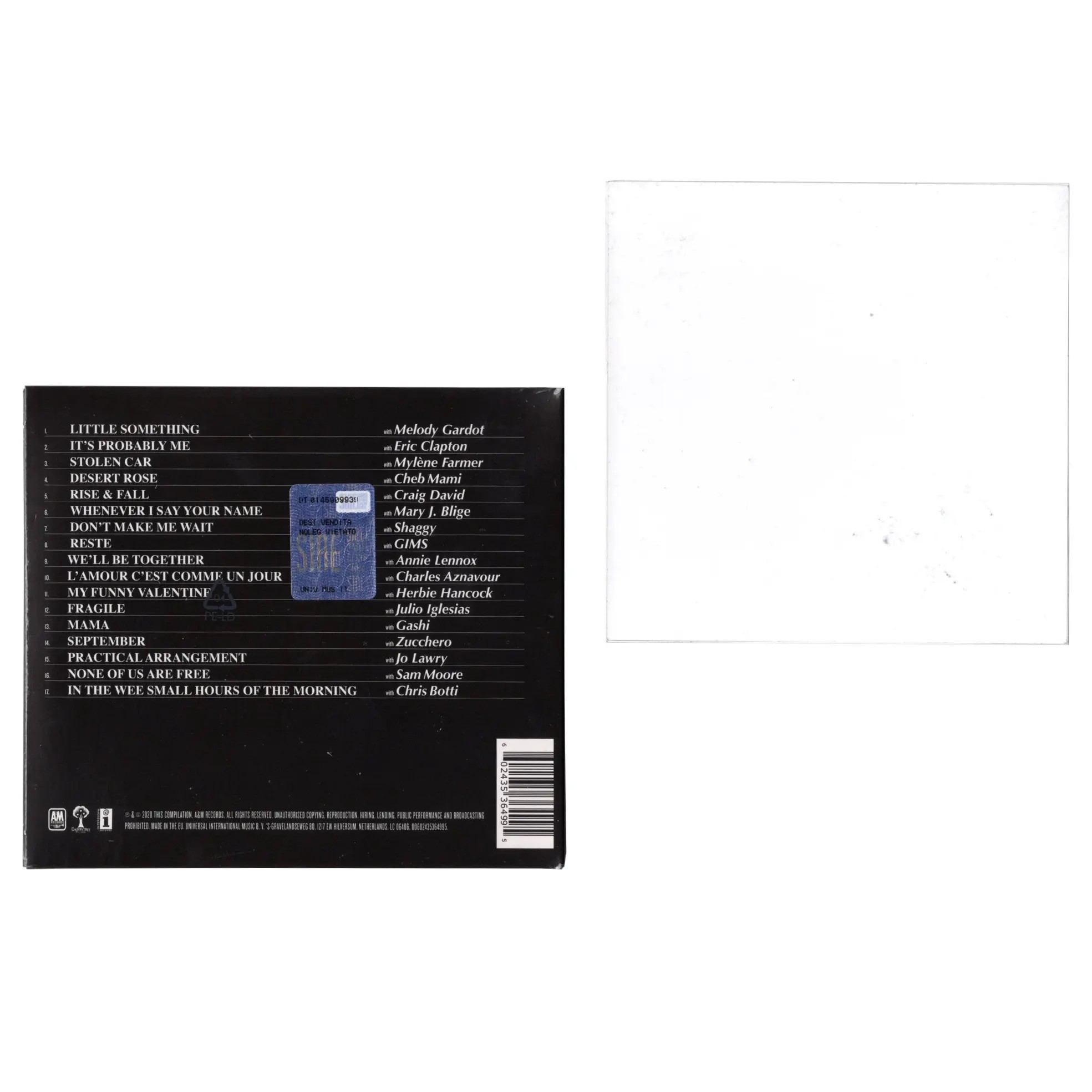 Cd with Card signed by Sting - CharityStars