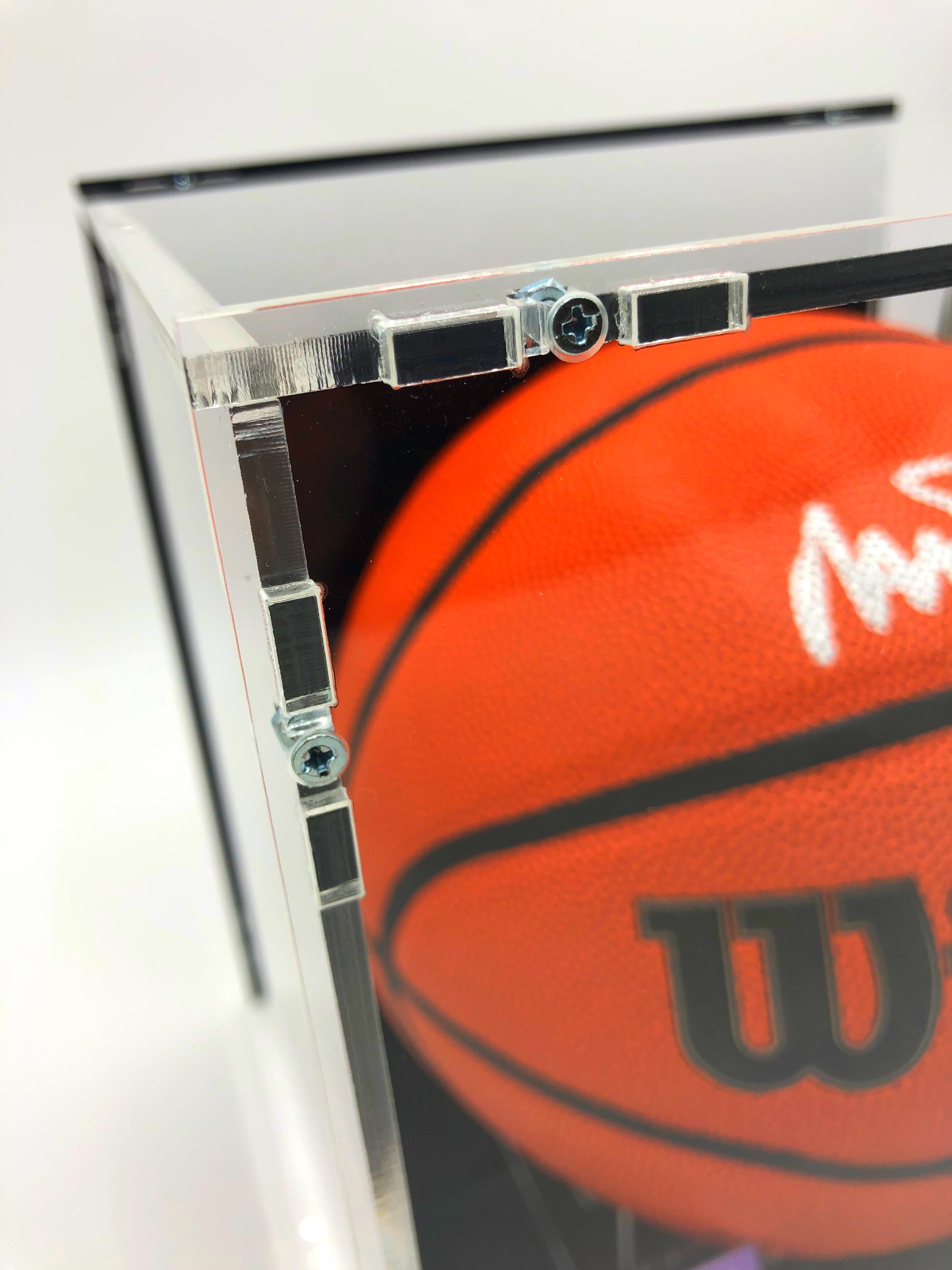 Earvin "Magic" Johnson Signed Basketball Display - CharityStars