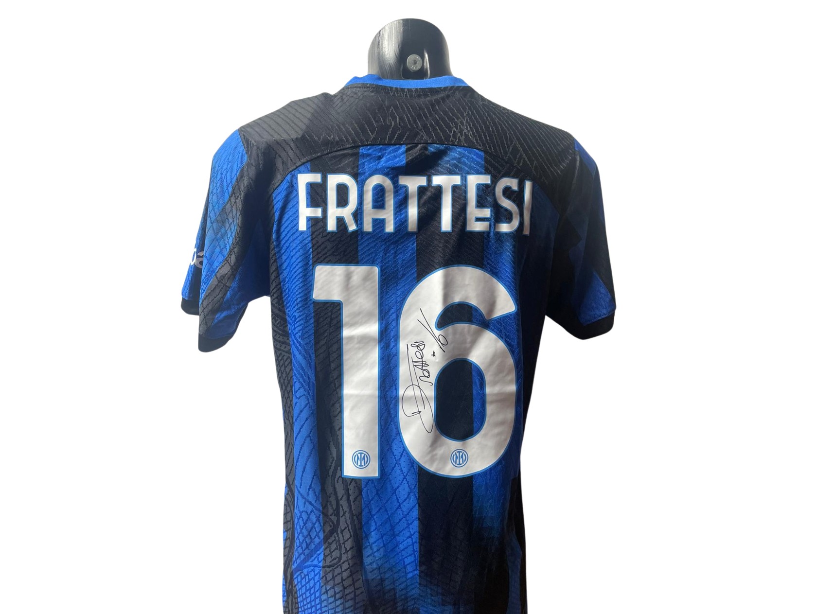 Maglia Frattesi Inter, replica 2023/24 - Autografata con foto prova ...