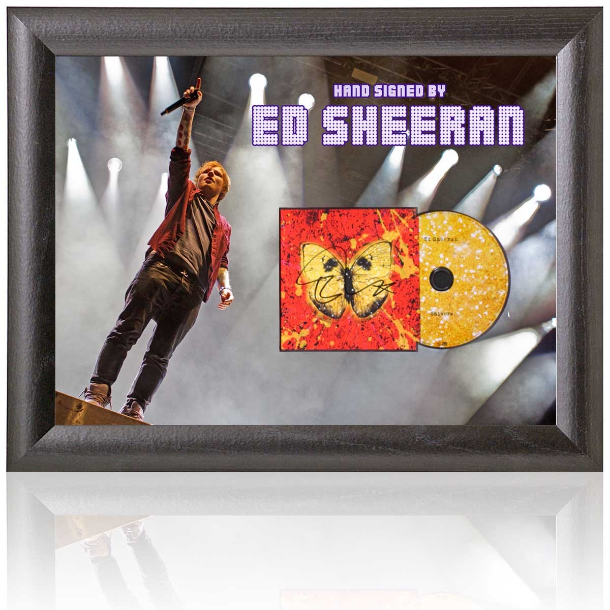 Ed Sheeran Signed and Mounted CD - CharityStars