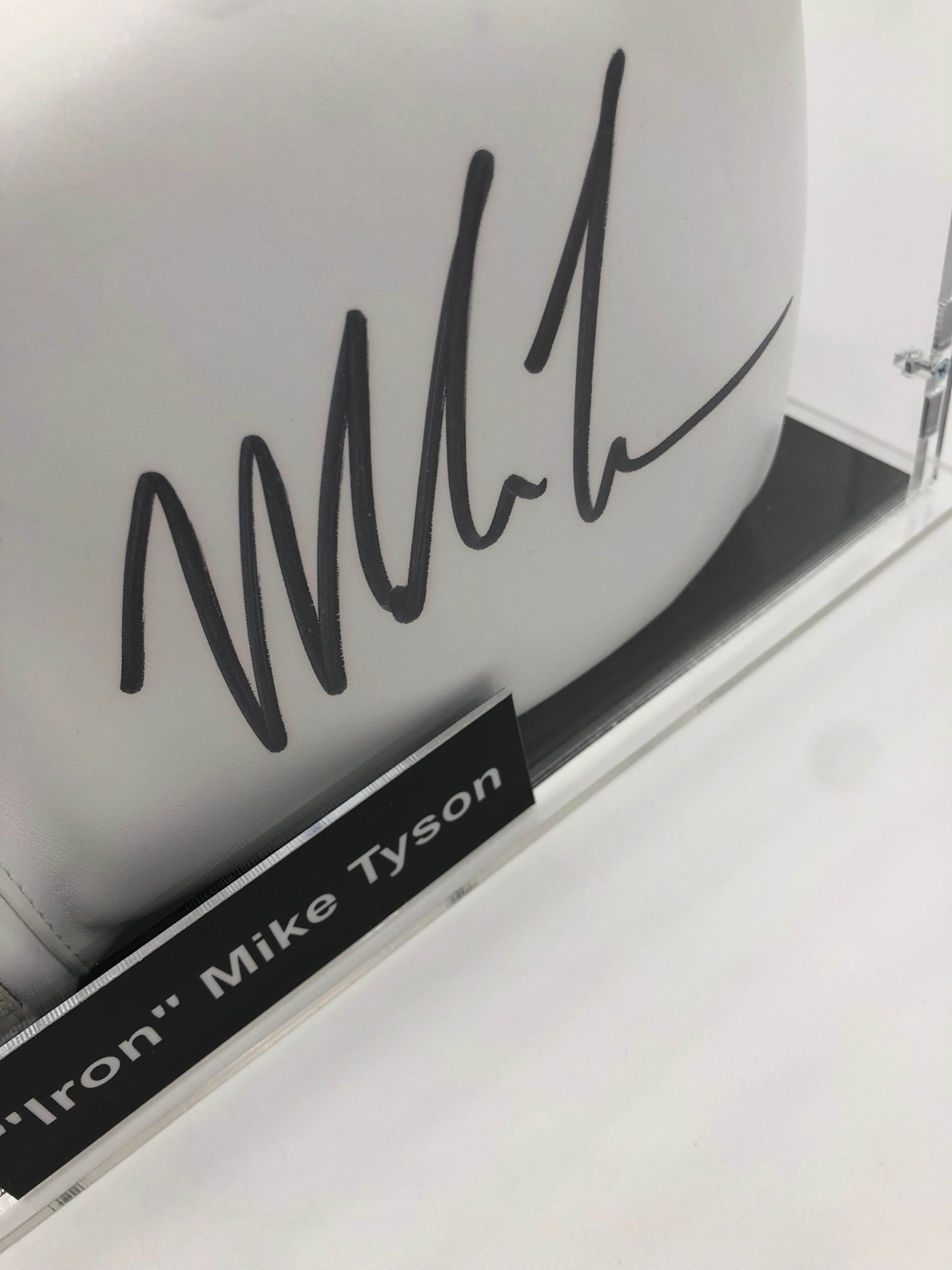 Mike Tyson Signed Boxing Glove In Display Case - CharityStars