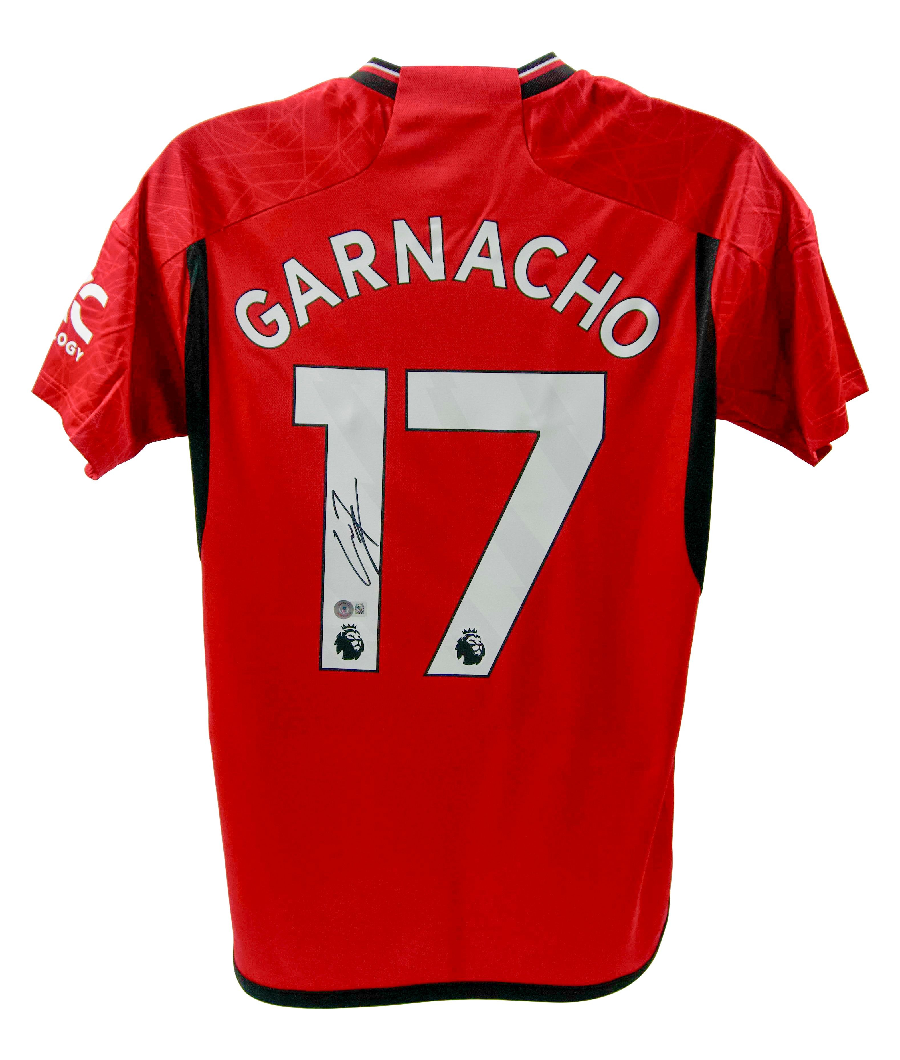 Alejandro Garnacho's Manchester United Signed Shirt - CharityStars
