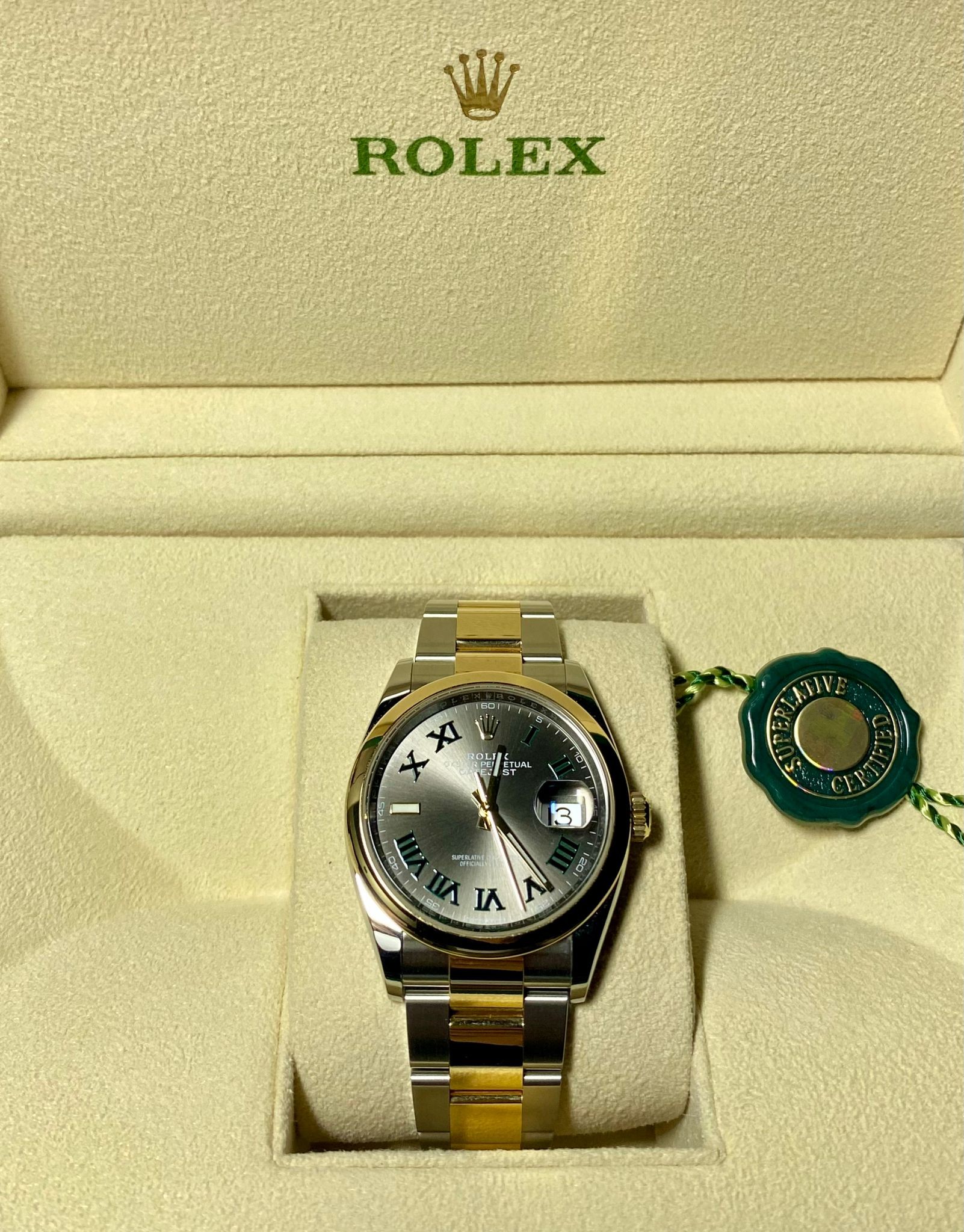 Rolex Datejust 36mm Wimbledon 2023 - CharityStars
