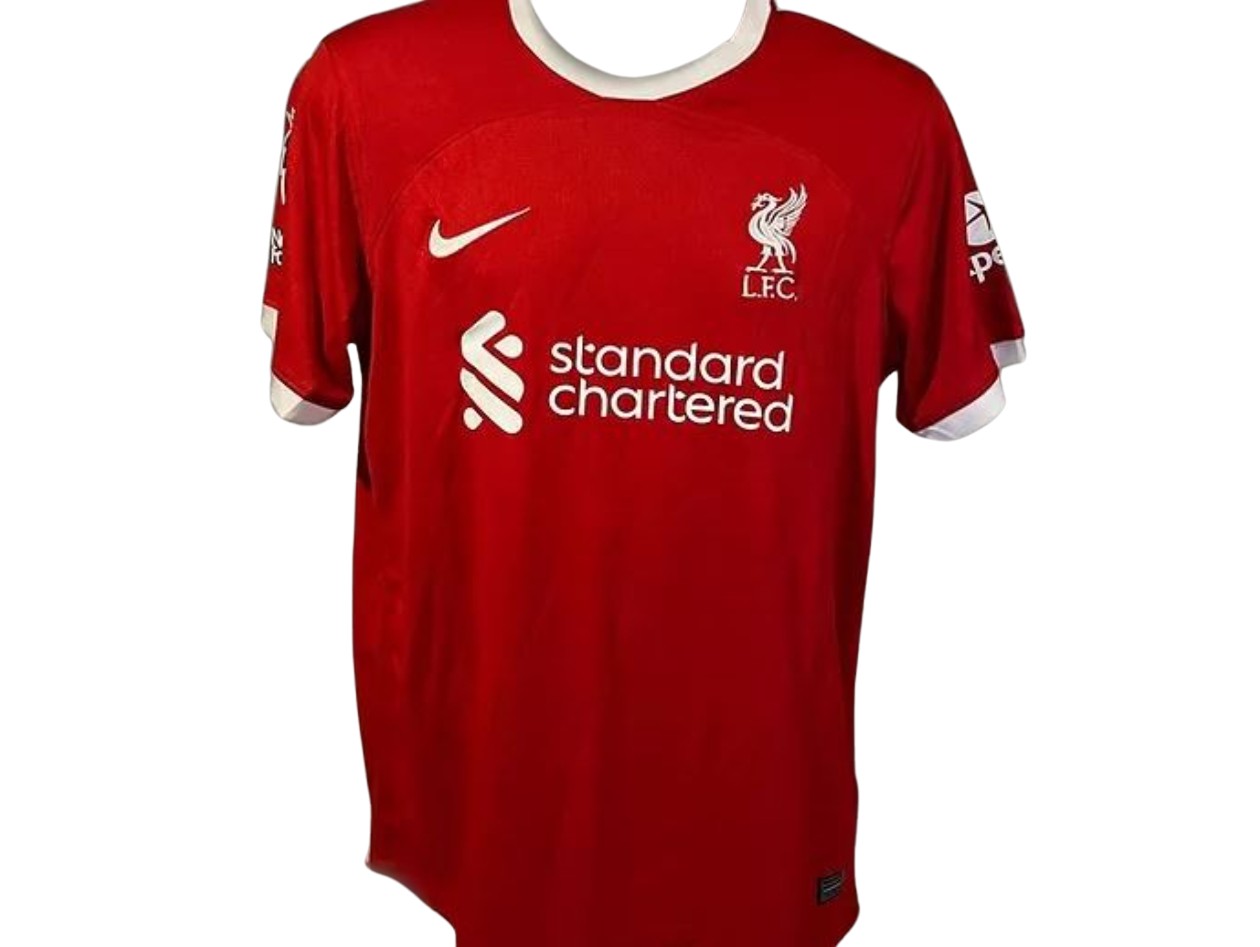 Cody Gakpo's Liverpool 2023/24 Signed Official Shirt - CharityStars