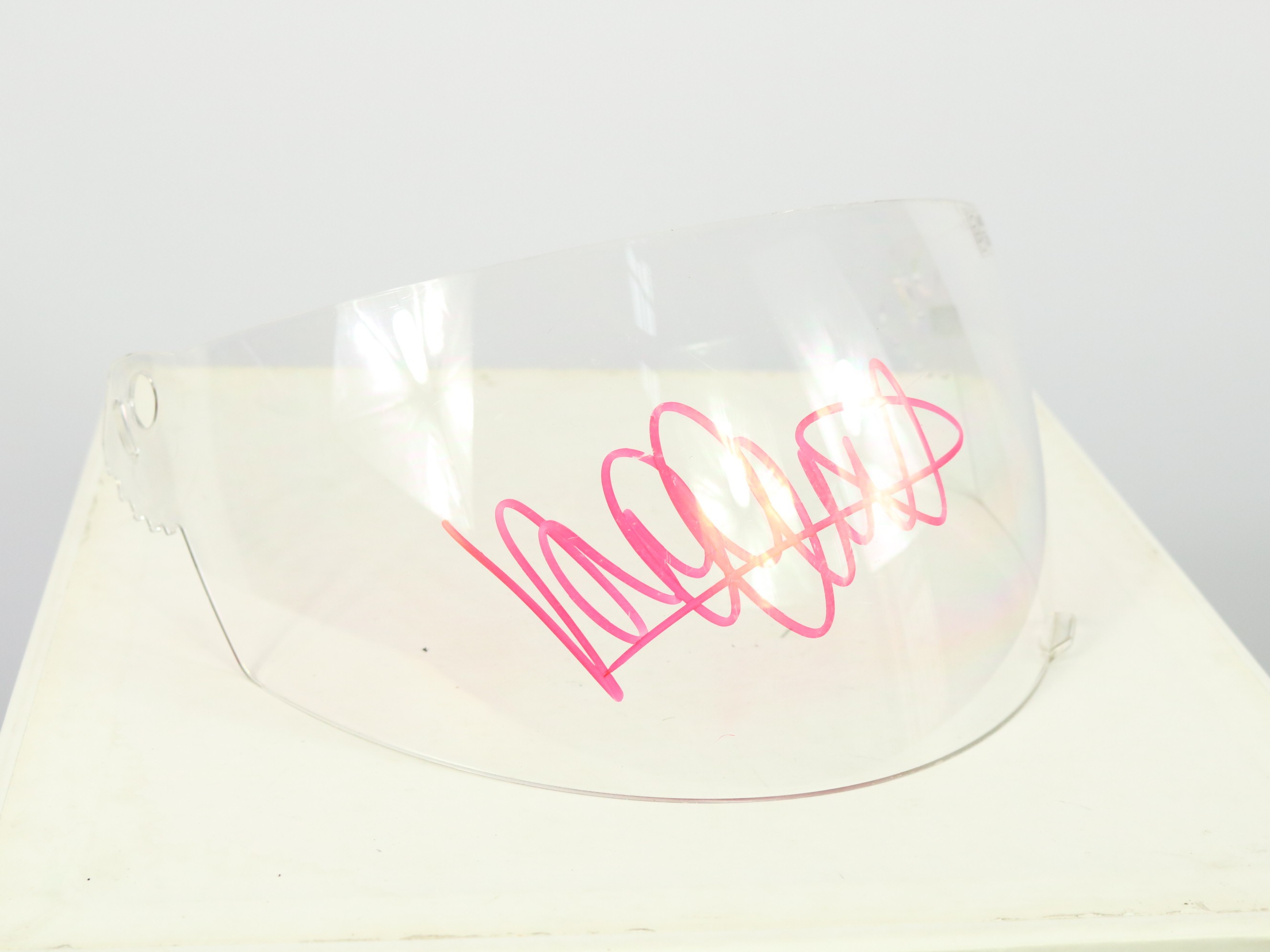 Visor Signed by Valentino Rossi - CharityStars