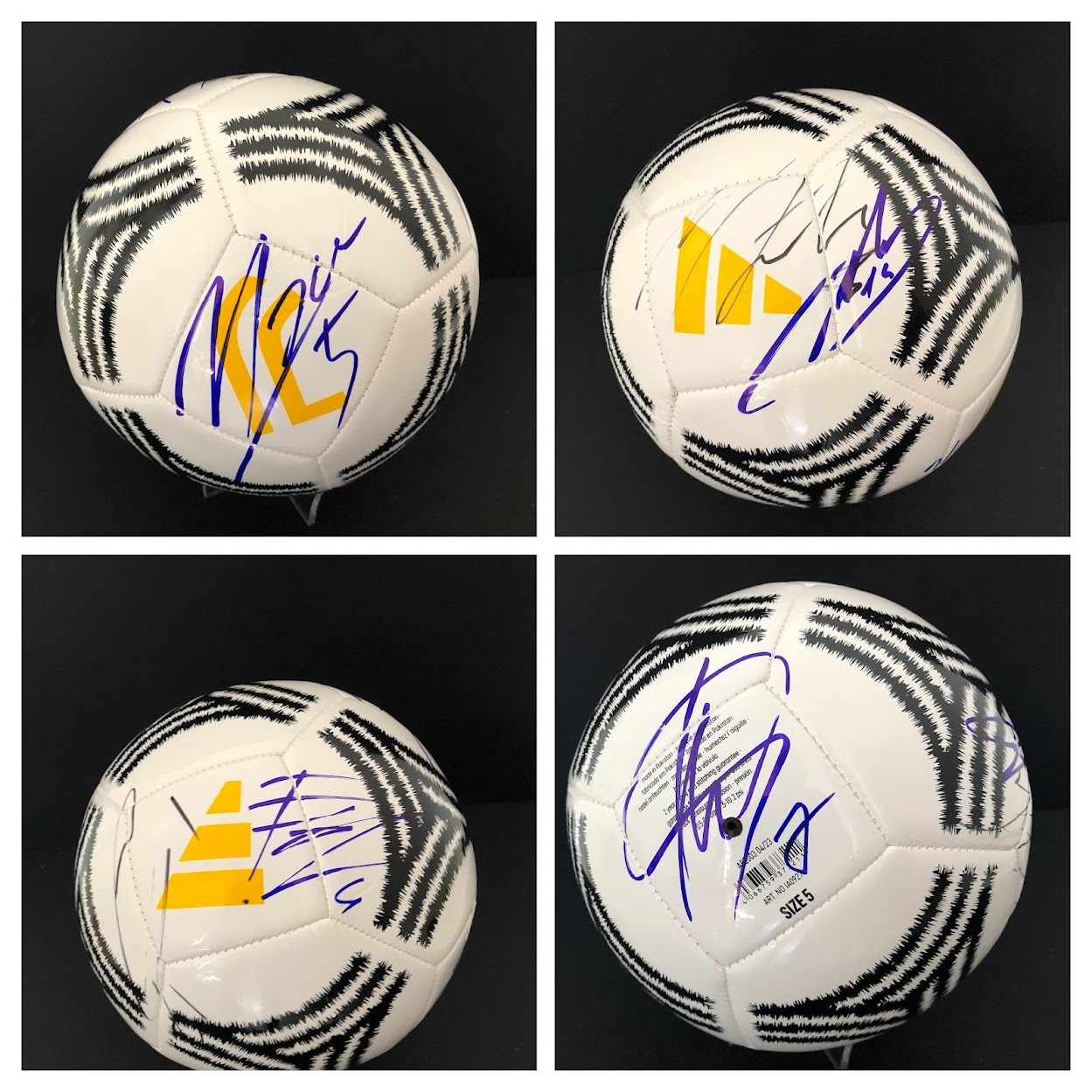 Juventus Official Ball, 2023/24 - Signed by the players - CharityStars