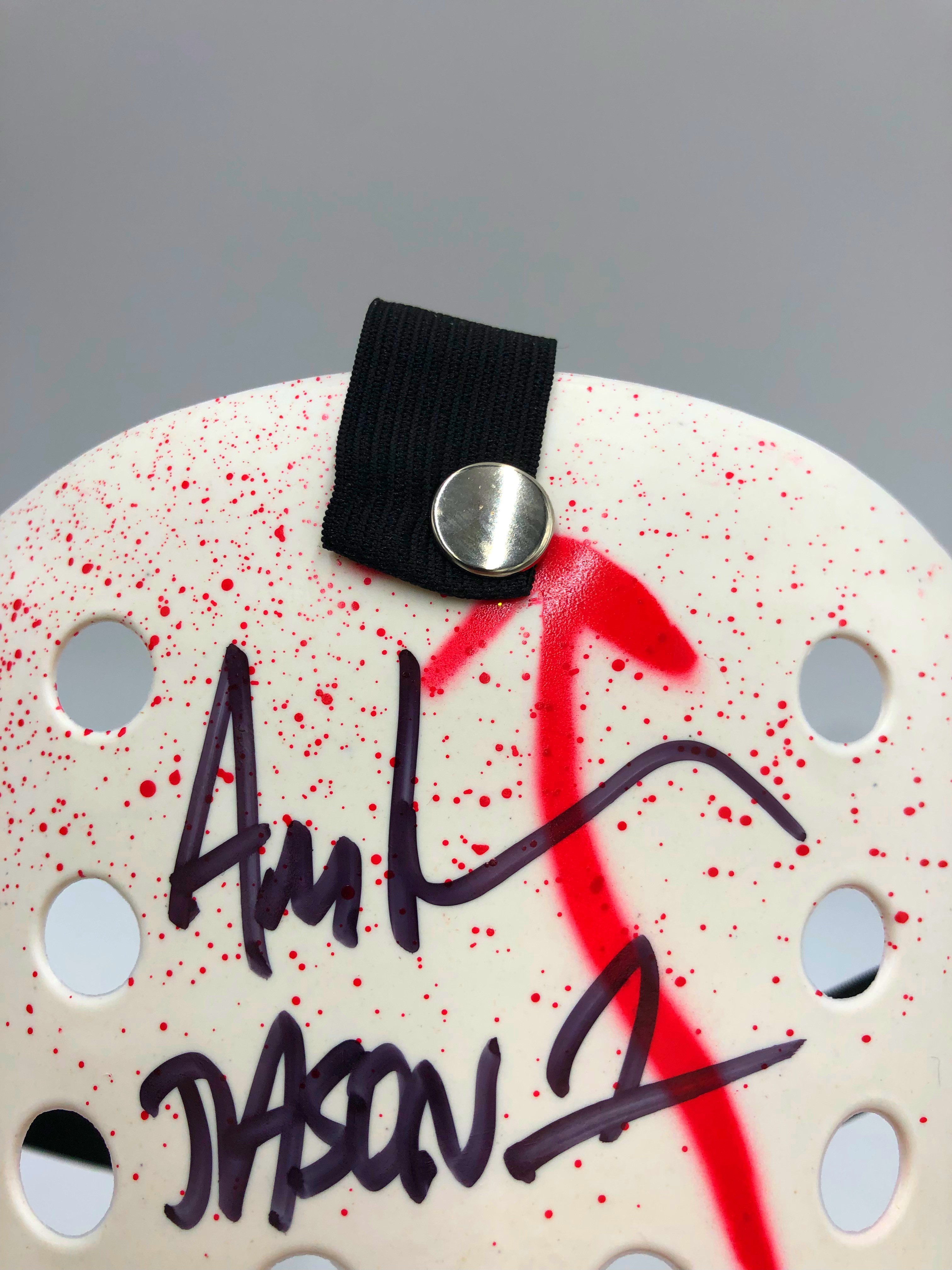 Ari Lehman's Jason Friday 13th Signed Mask Display - CharityStars