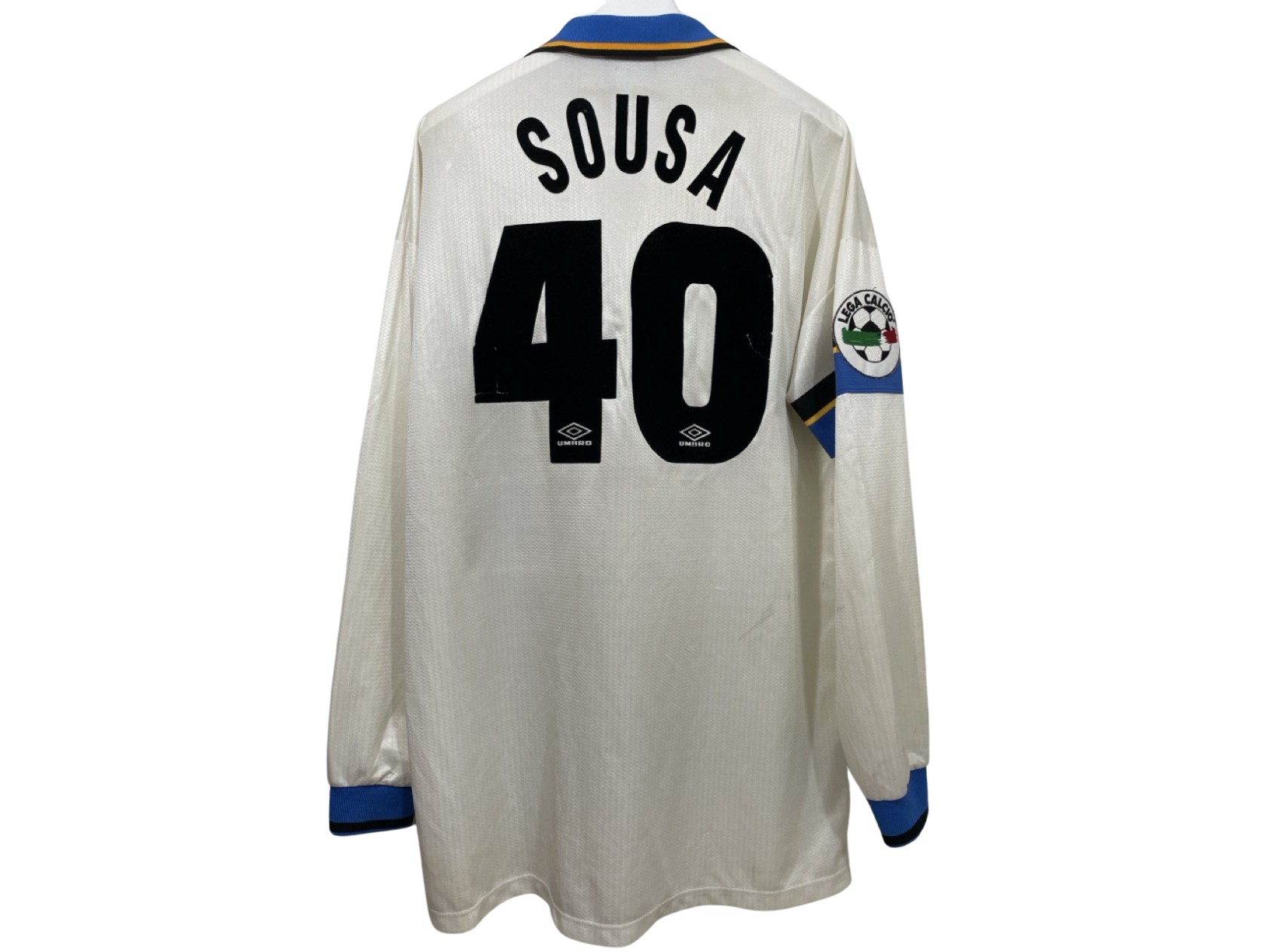 Sousa's Inter Milan Unwashed Shirt, 1997/98 - CharityStars