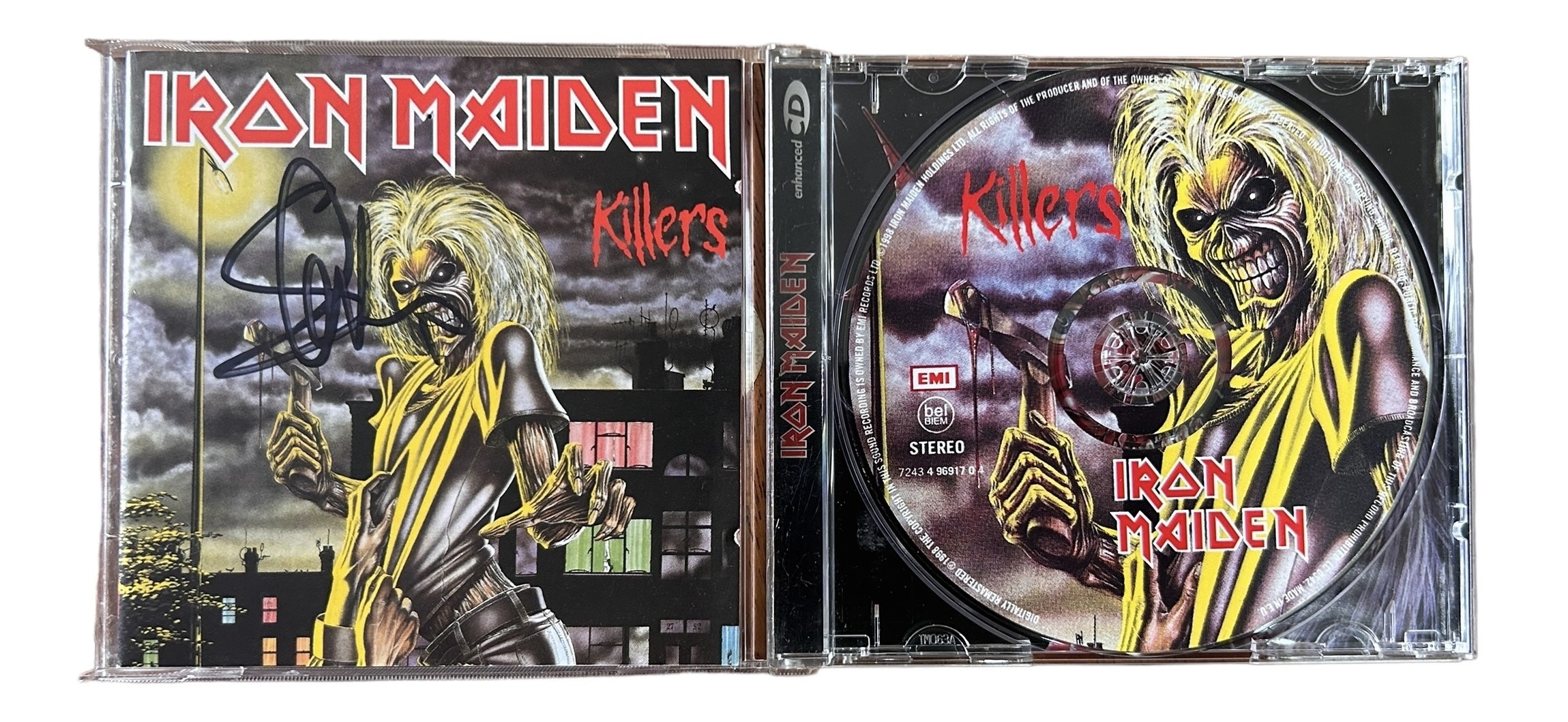 Steve Harris of Iron Maiden Signed CD - CharityStars