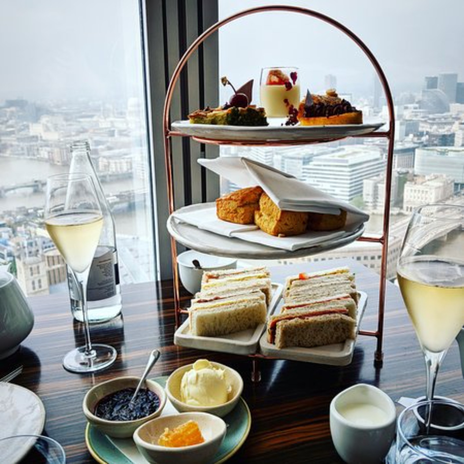 Afternoon Tea for Four with City Skyline View from the Shard - CharityStars