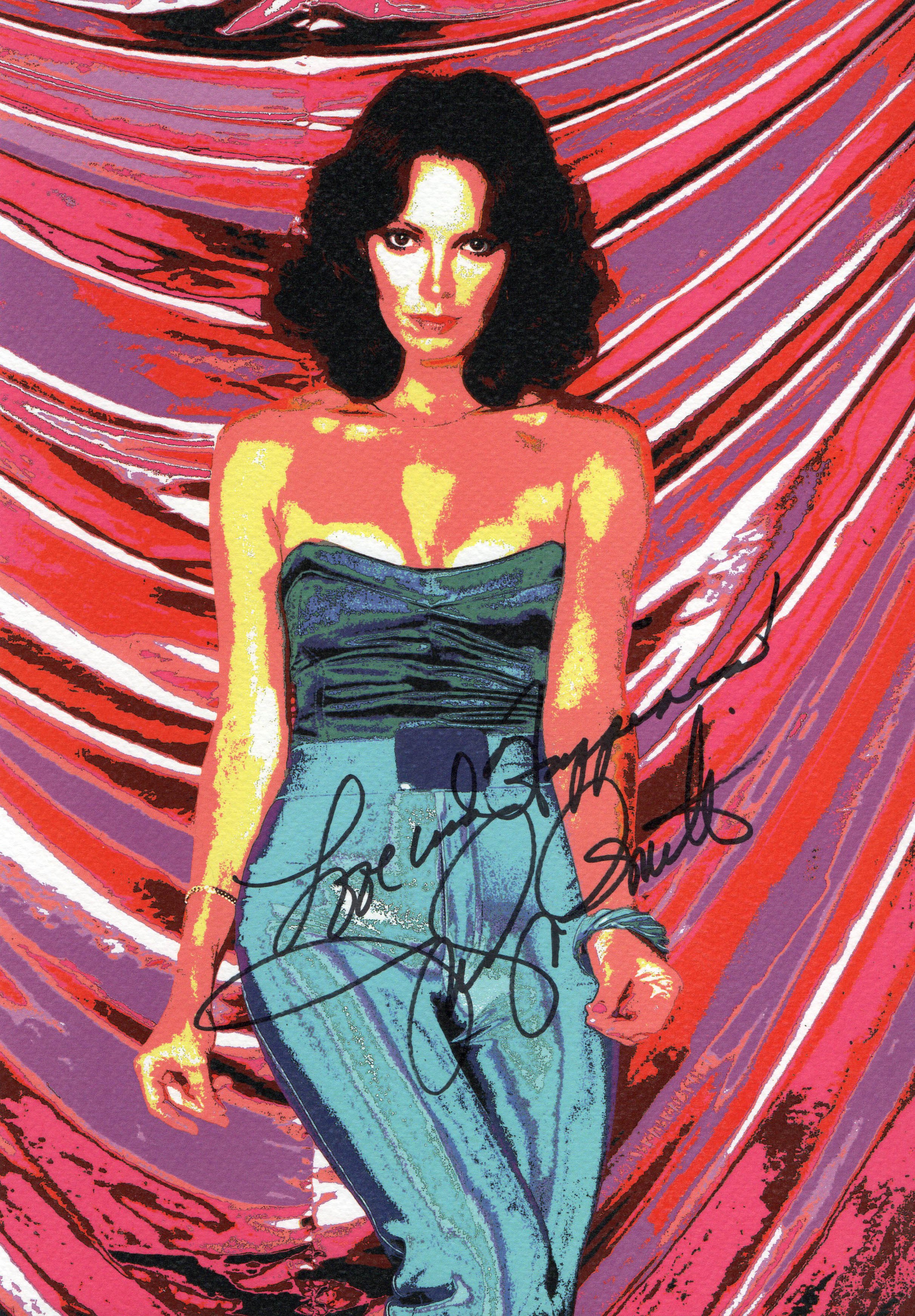 Printed artwork signed by Jaclyn Smith - CharityStars