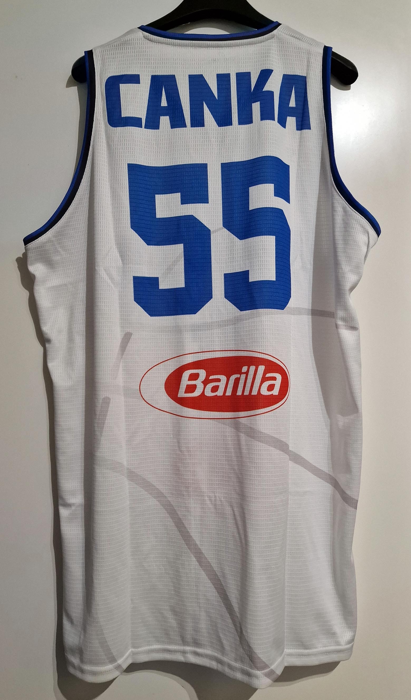 Abramo Canka's Italy Basketball Match Jersey, 2021 - CharityStars