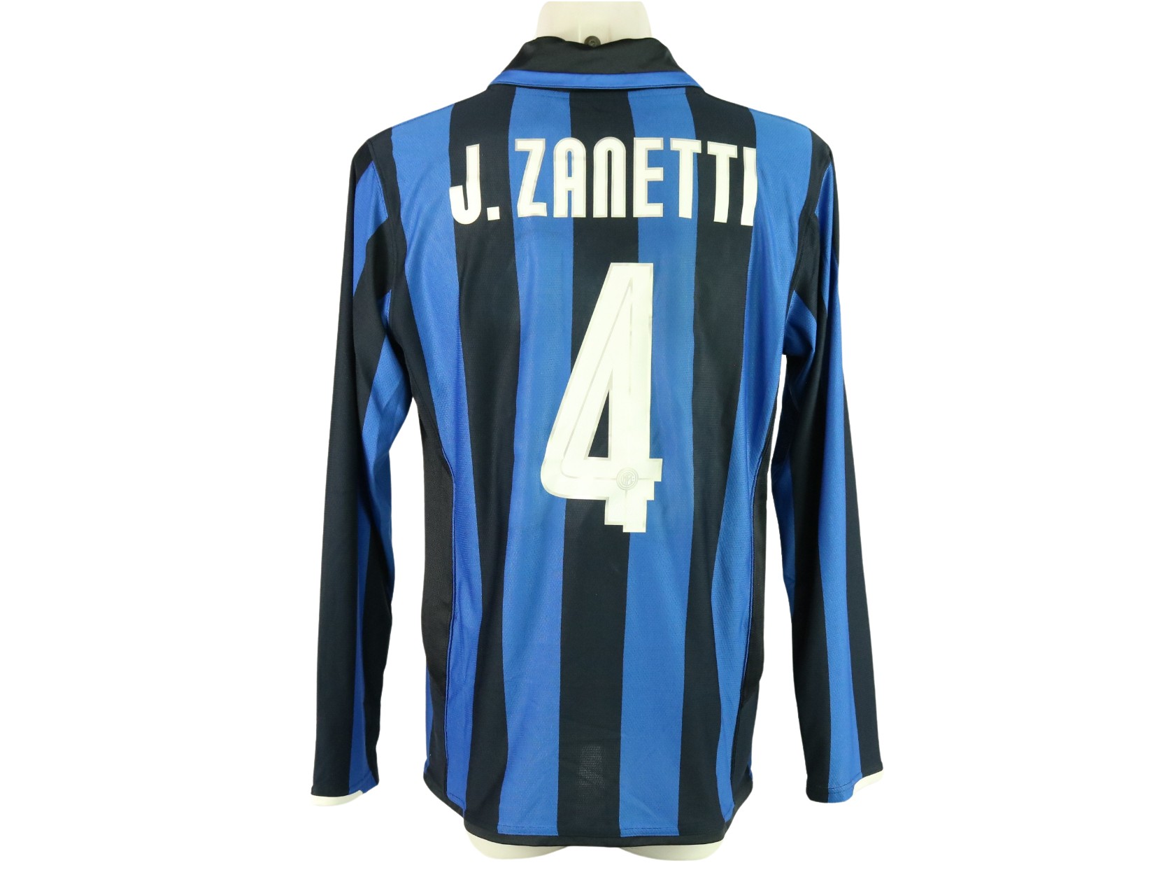 Zanetti's Inter Milan Match-Issued Shirt, 2007/08 - CharityStars