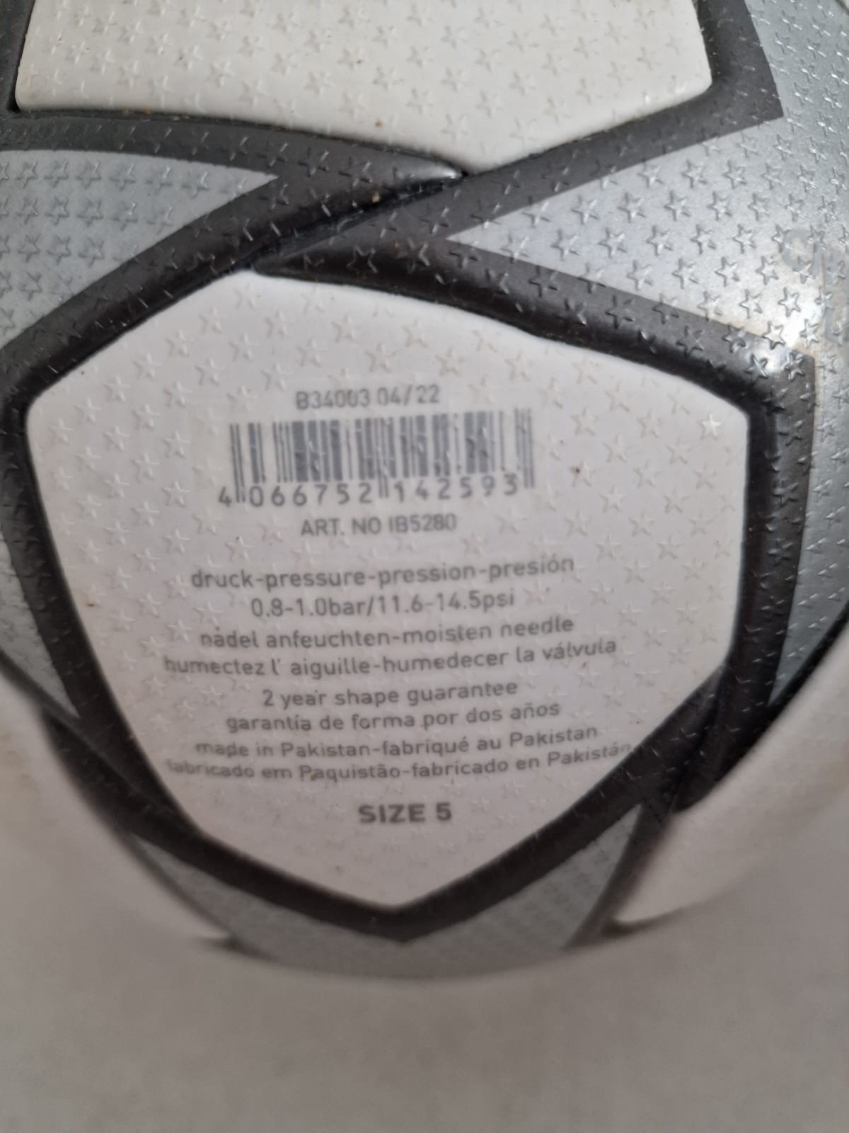 Paris 2022 UCL Final Match-Ball - CharityStars