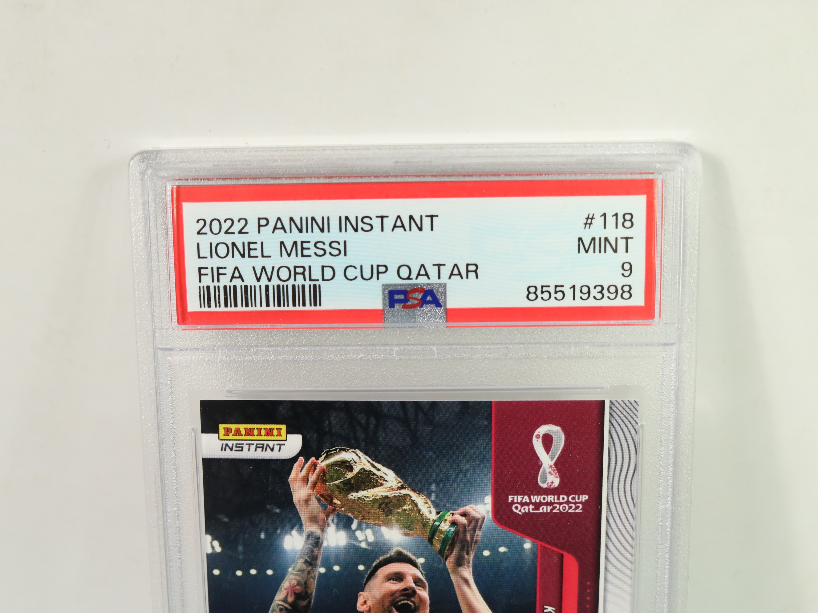 Lionel Messi FIFA World Cup Panini Instant Card 2022 - #118 - CharityStars