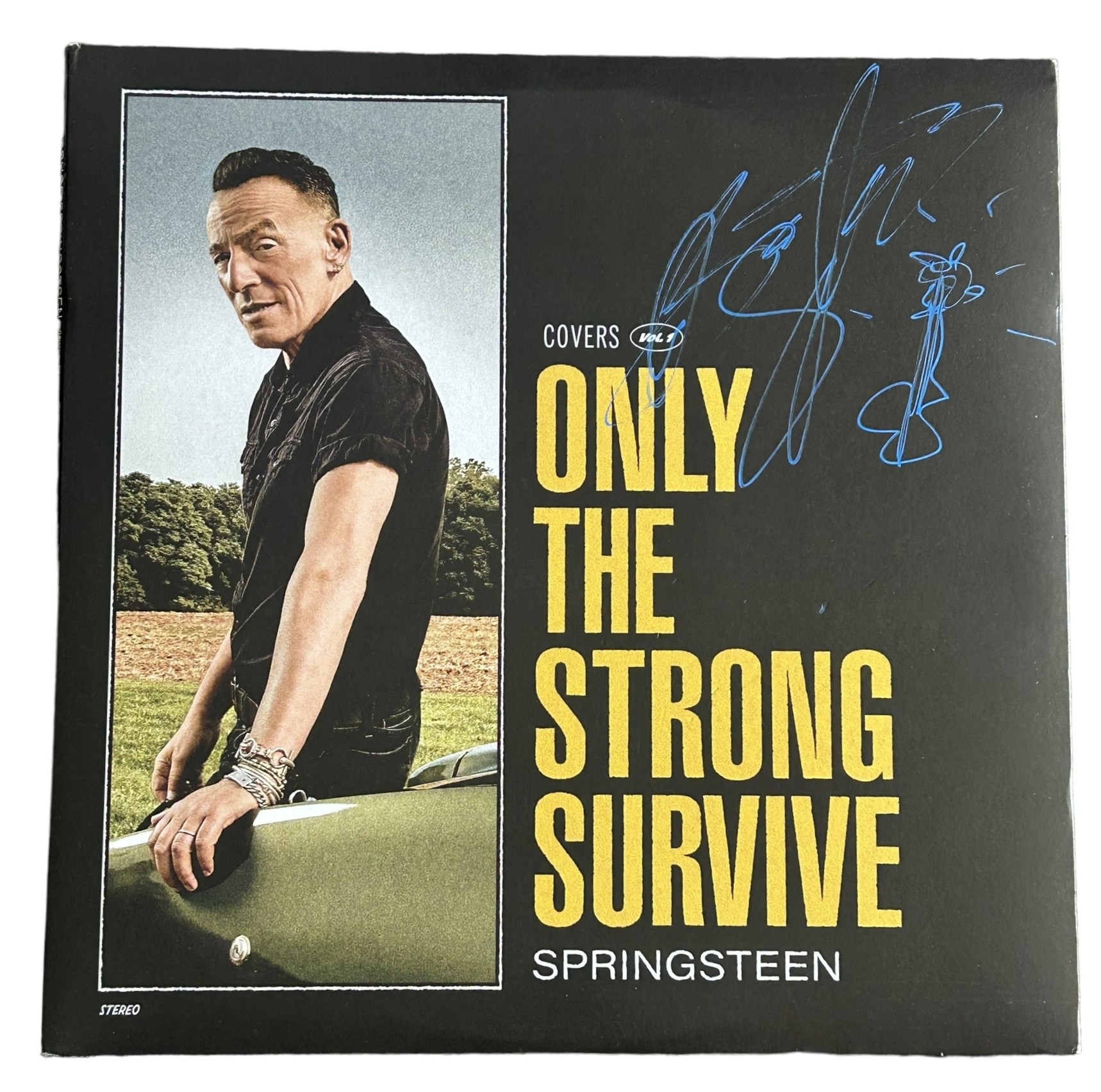 Bruce Springsteen Signed 'Only The Strong Survive' Vinyl LP - CharityStars