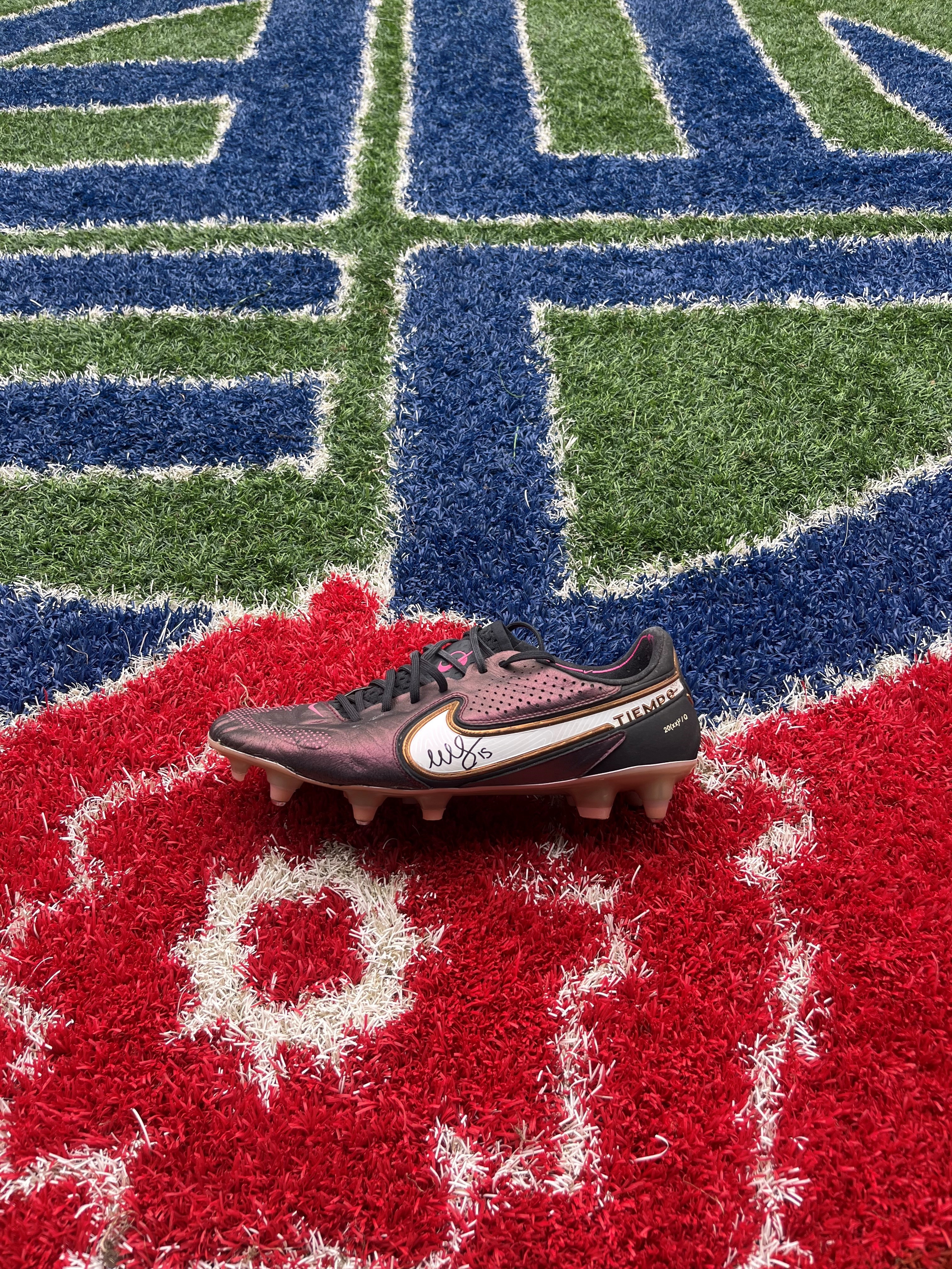 Will Forrester Match Worn and Signed Boot - CharityStars