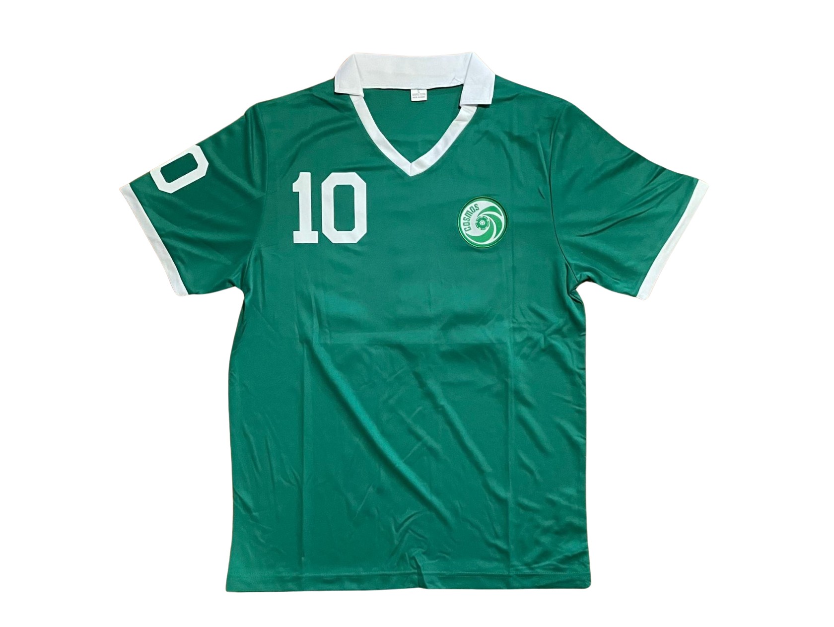 Pele's New York Cosmos 1977 Signed Away Shirt - CharityStars