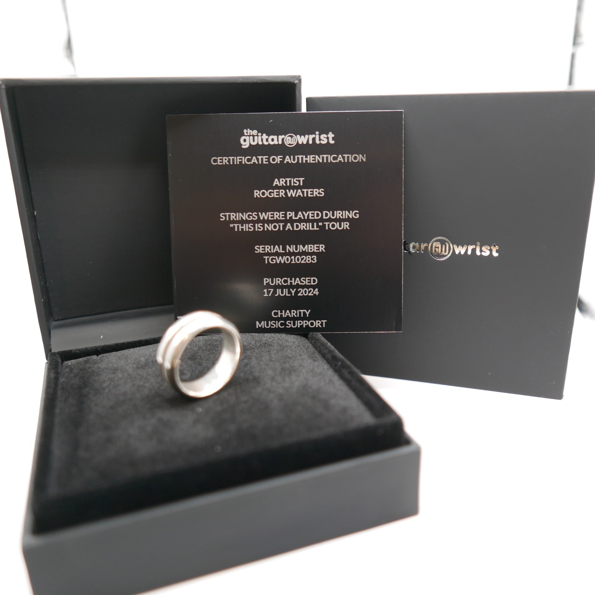 Sterling 925 Silver Ring Made With Strings Played By Roger Waters ...