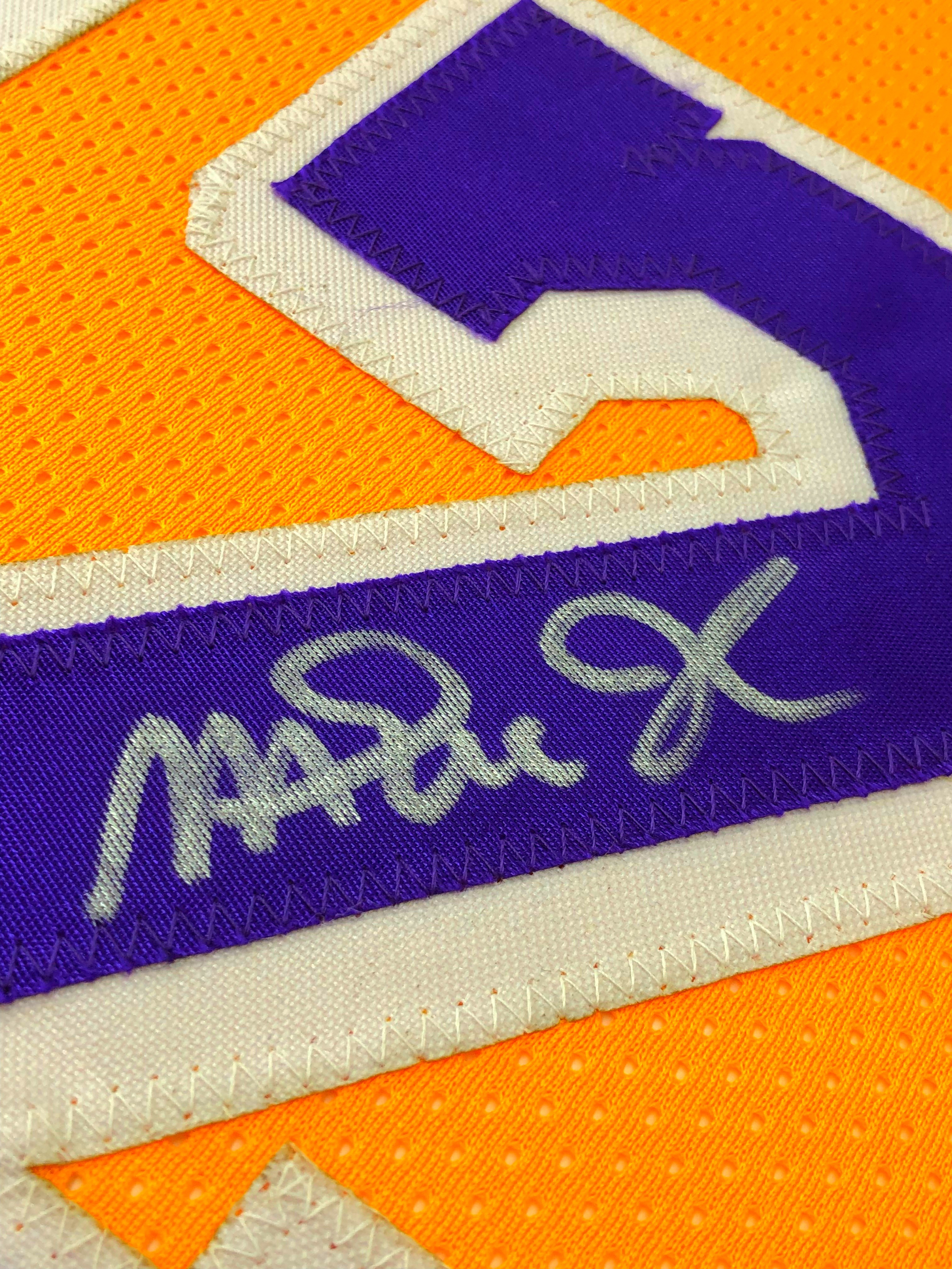 Magic Johnson Signed and Framed Lakers Jersey - CharityStars