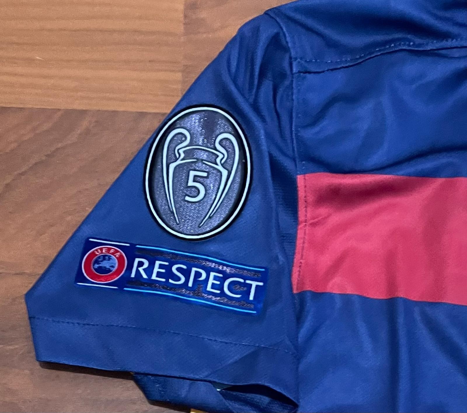 Maglia Home Replica firmata da Lionel Messi per l'FC Barcelona 2015/16 ...