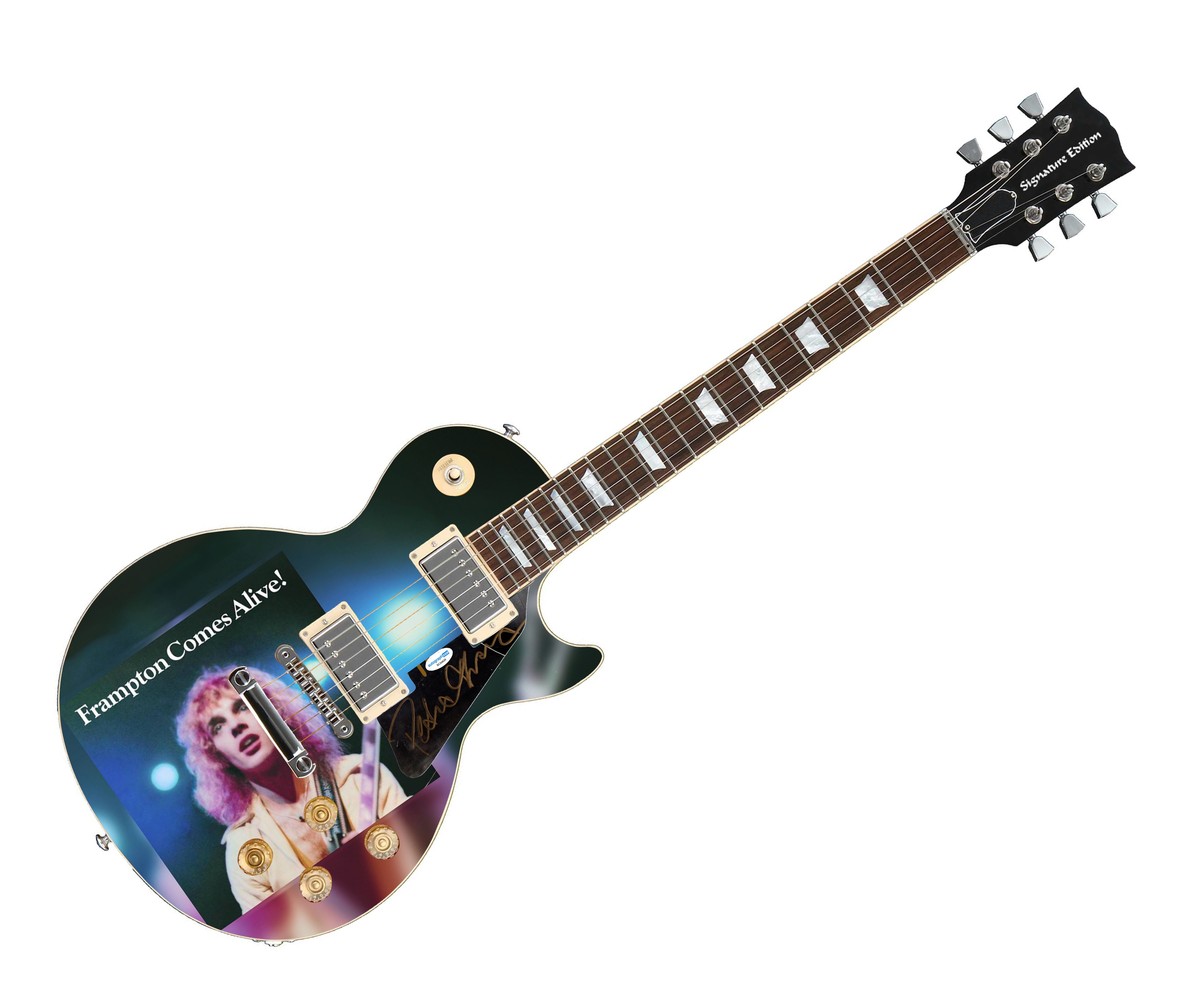 Peter Frampton Signed Custom Signature Edition Guitar - CharityStars