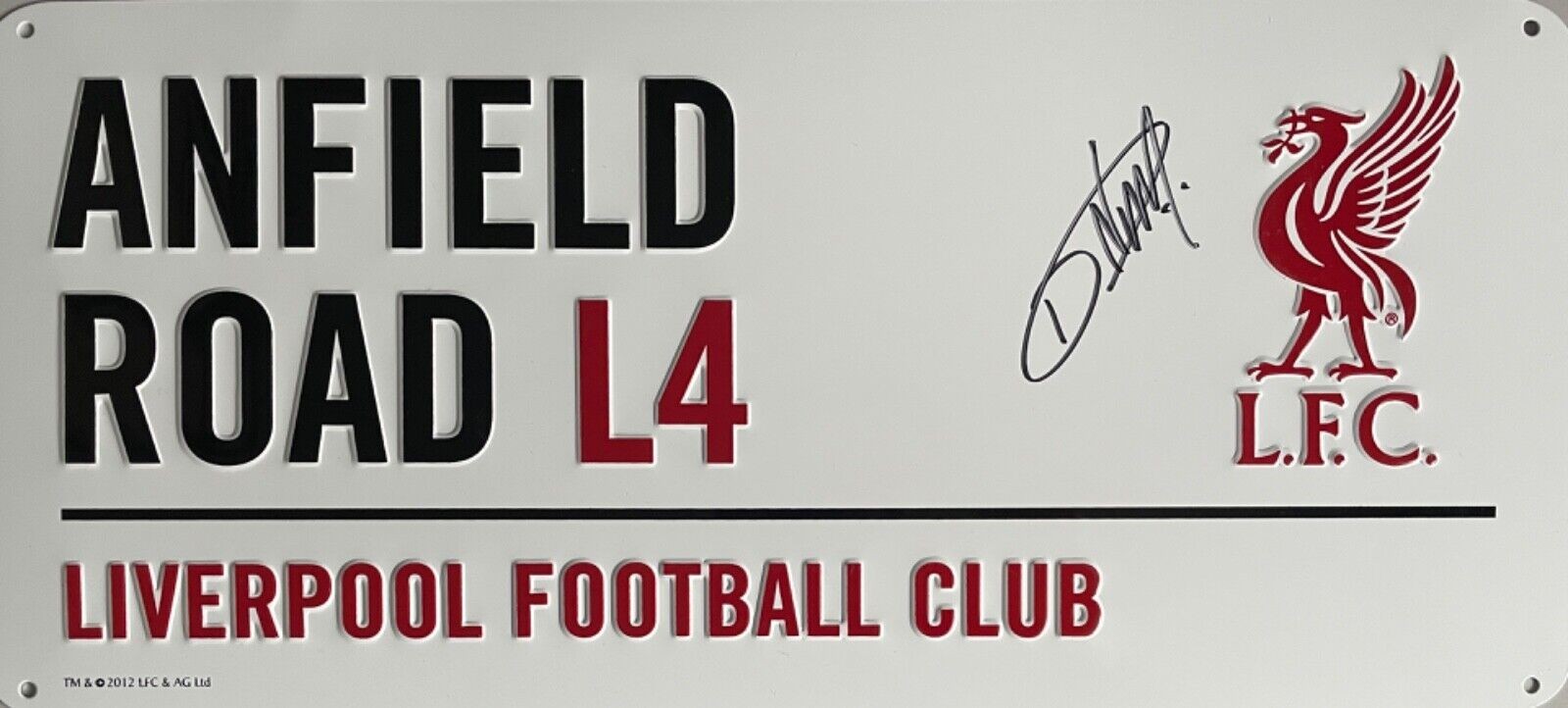 Darwin Nunez Liverpool FC Signed Road Sign - CharityStars