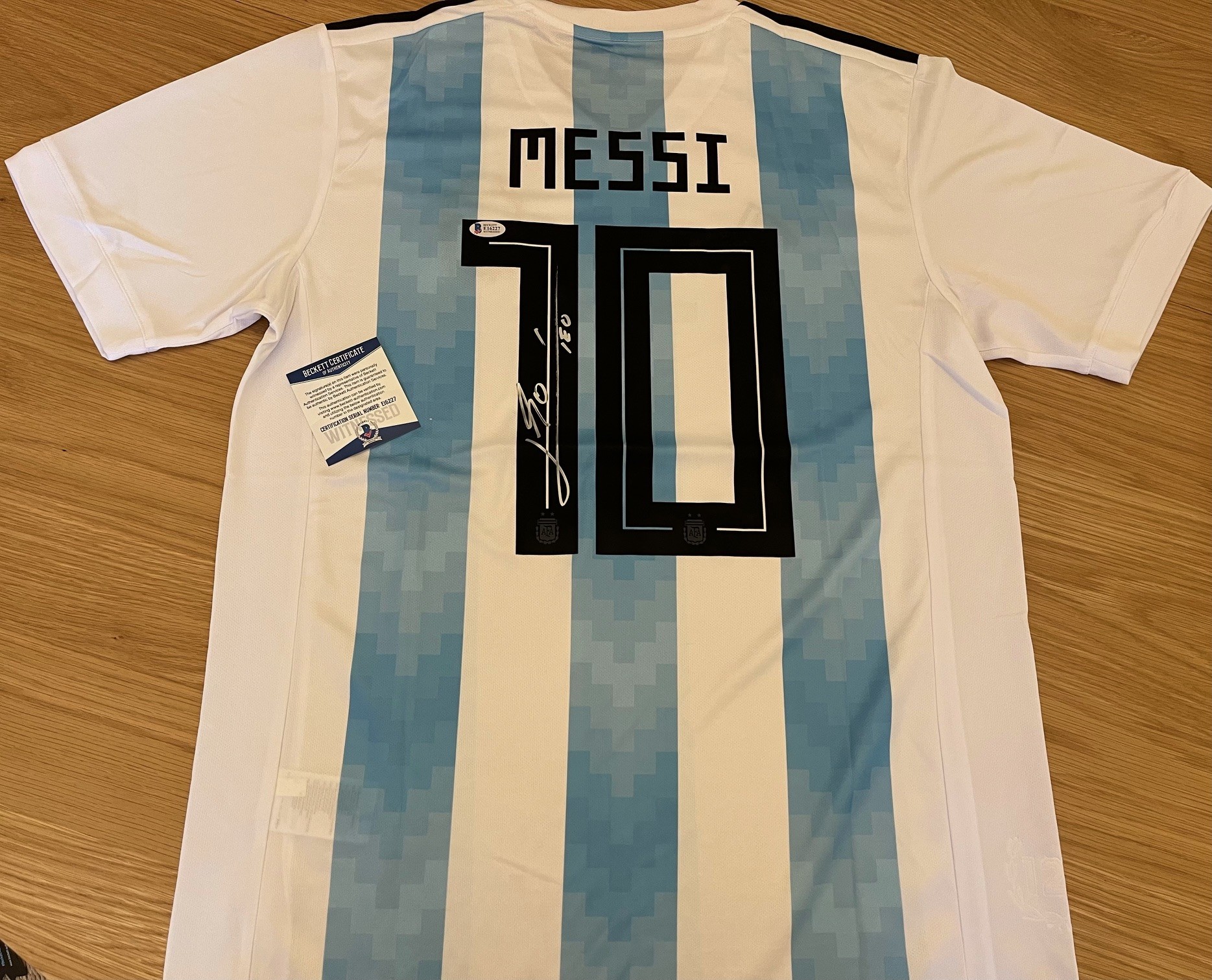 Lionel Messi Argentina 2018 Replica Shirt - CharityStars